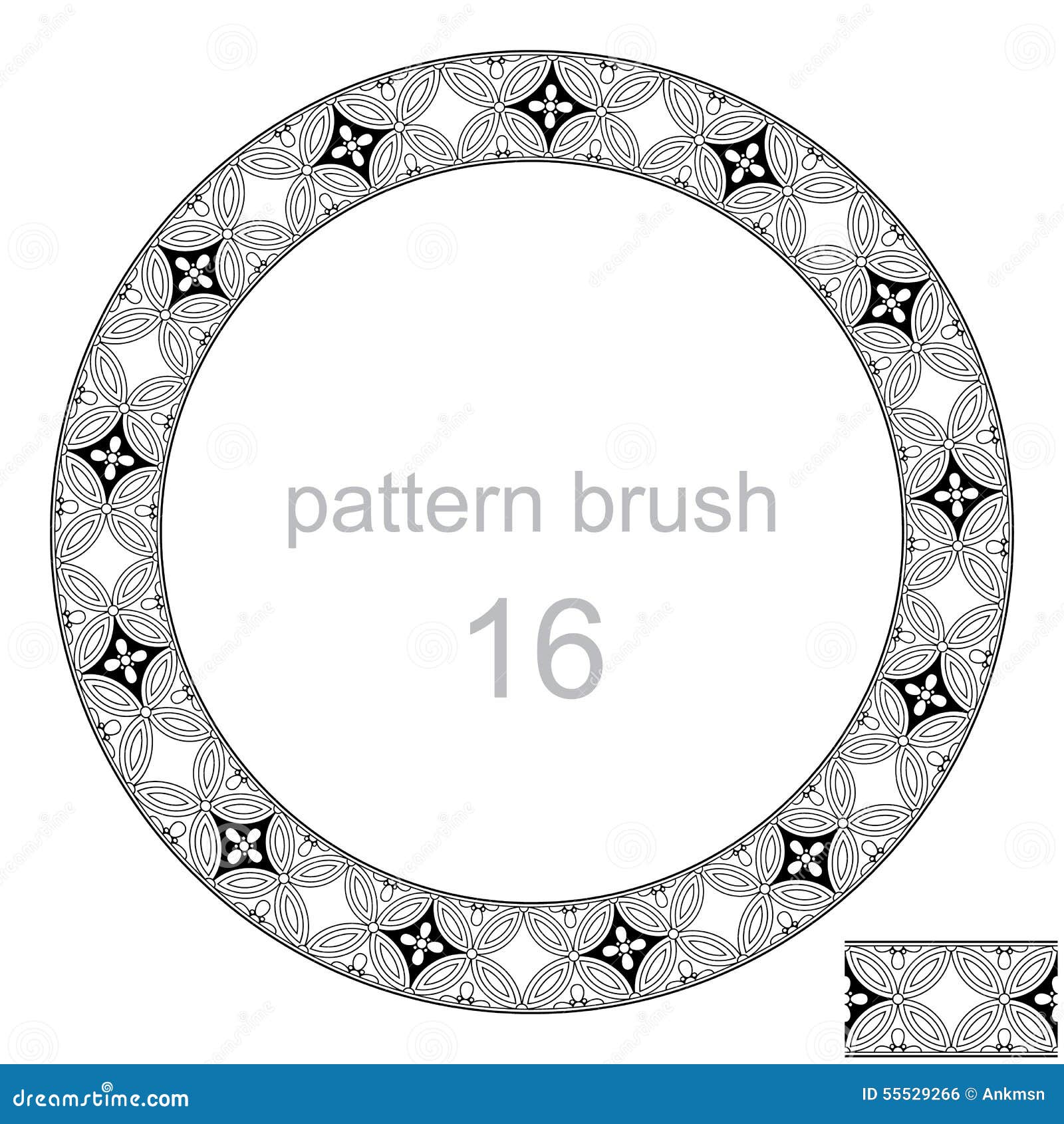 Ancient flowers pattern stock vector. Illustration of chevron - 55529266