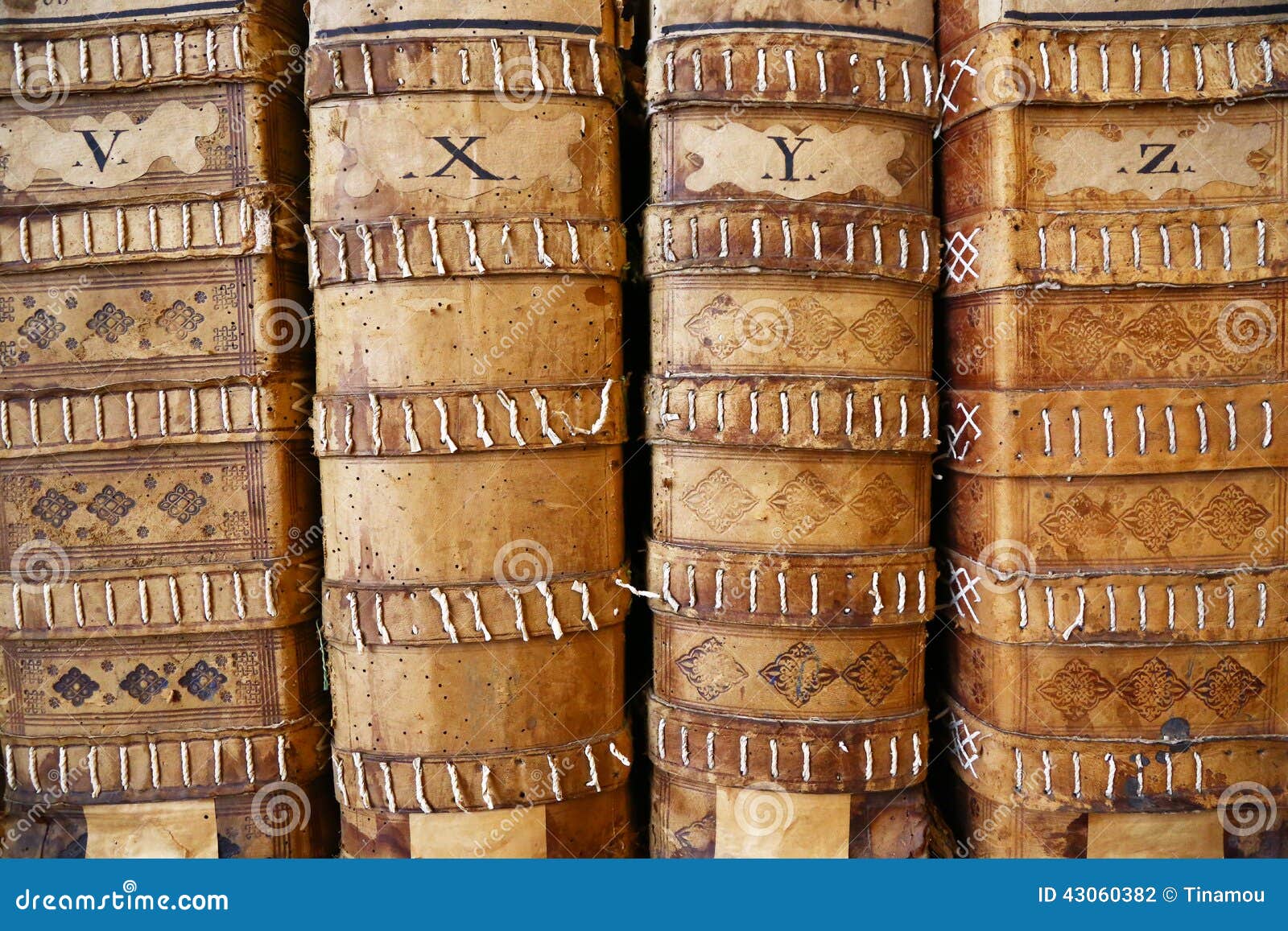 Ancient folders stock photo. Image of four, archive, folders - 43060382