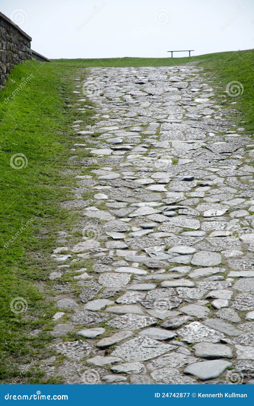 Ancient foot path stock image. Image of green, rough - 24742877