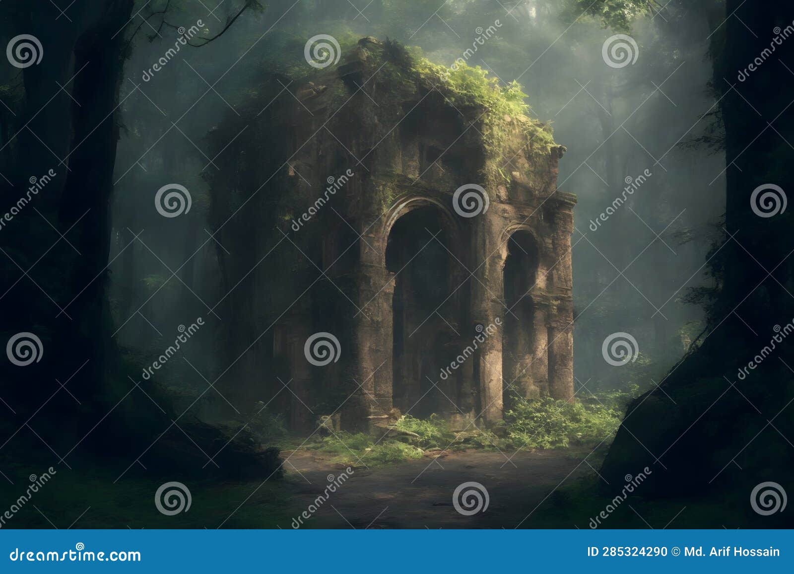 A Forgotten Civilization Once Thrived Deep within the Forest - AI ...