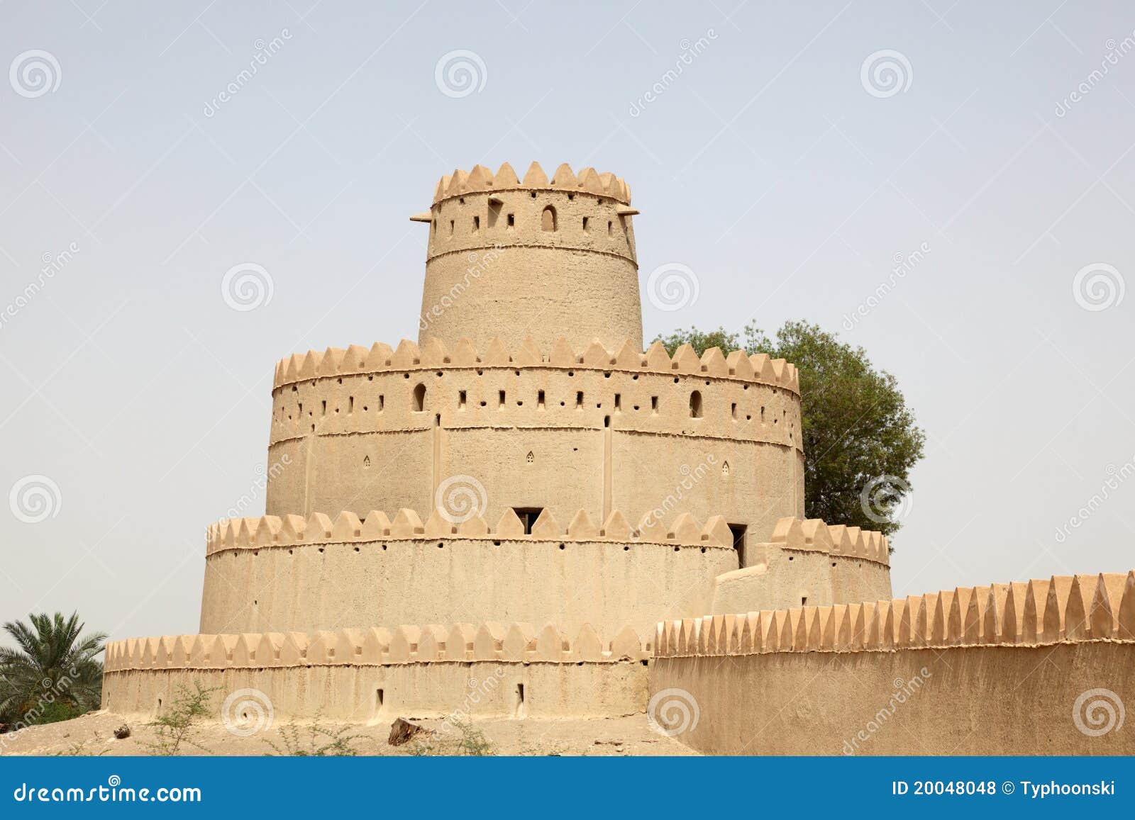 Ancient Fort of Al Ain, Abu Dhabi Stock Photo - Image of dhabi ...