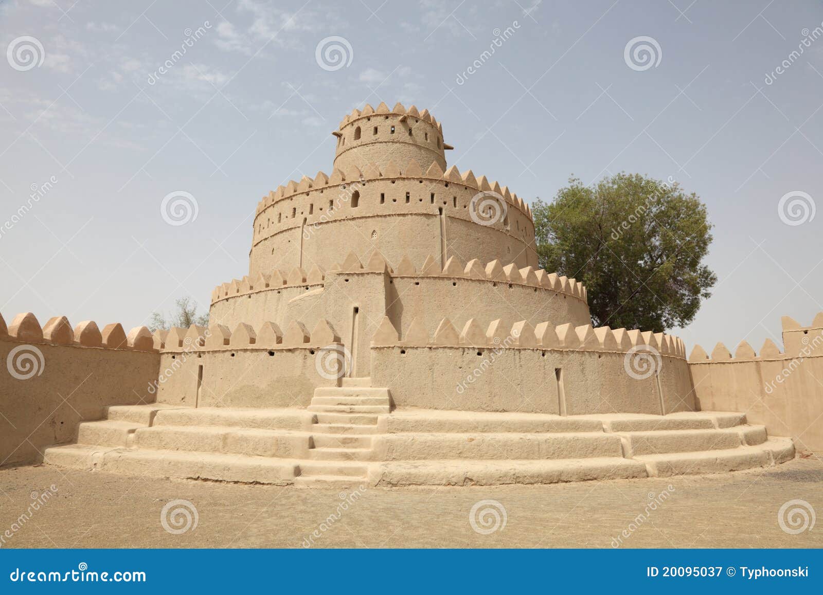 Ancient Fort of Al Ain, Abu Dhabi Stock Image - Image of historic ...