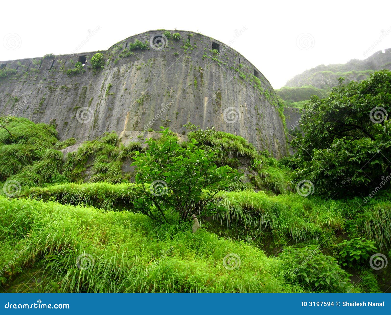 Ancient Fort Lohgad stock photo. Image of king, army, fort - 3197594