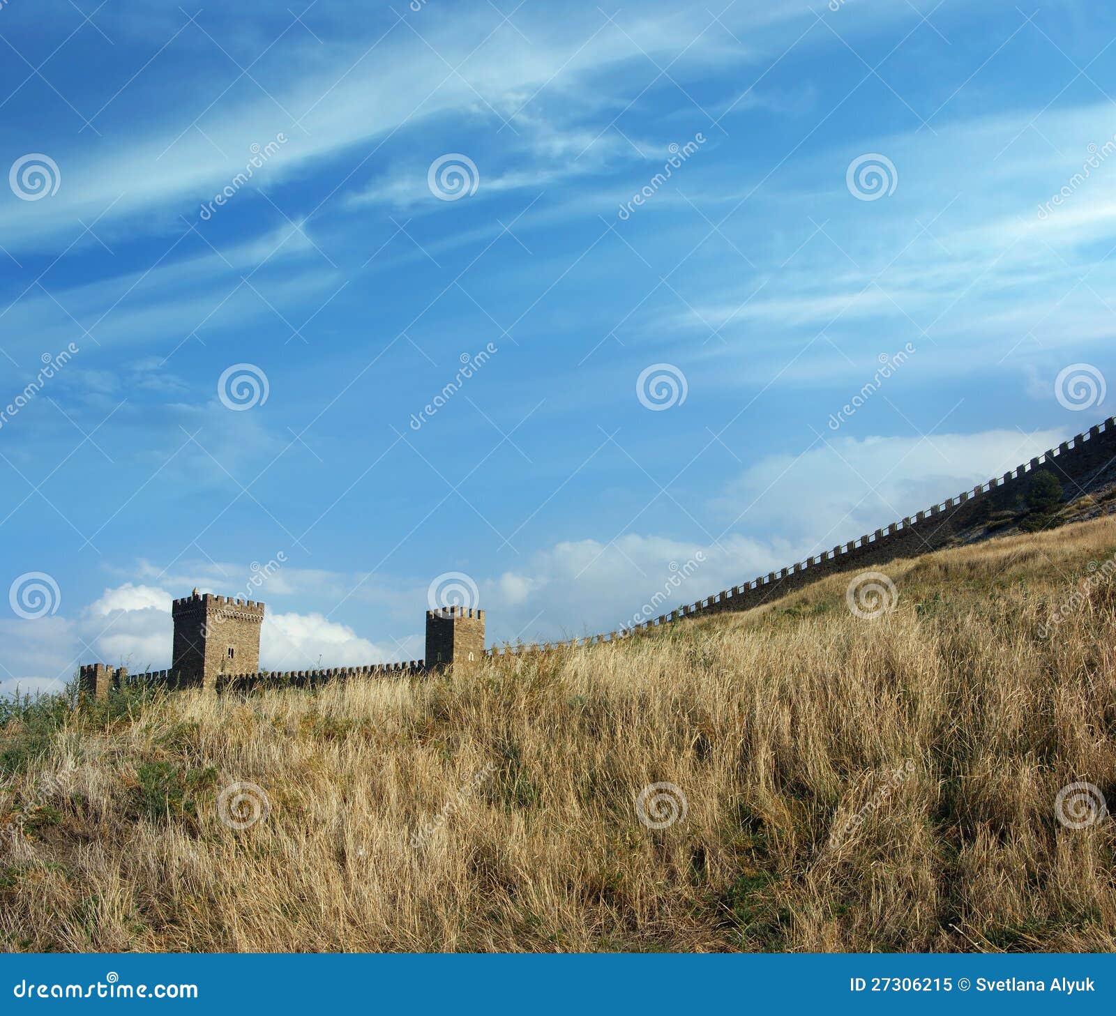 Ancient fort wall stock image. Image of sunlight, outdoors - 27306215