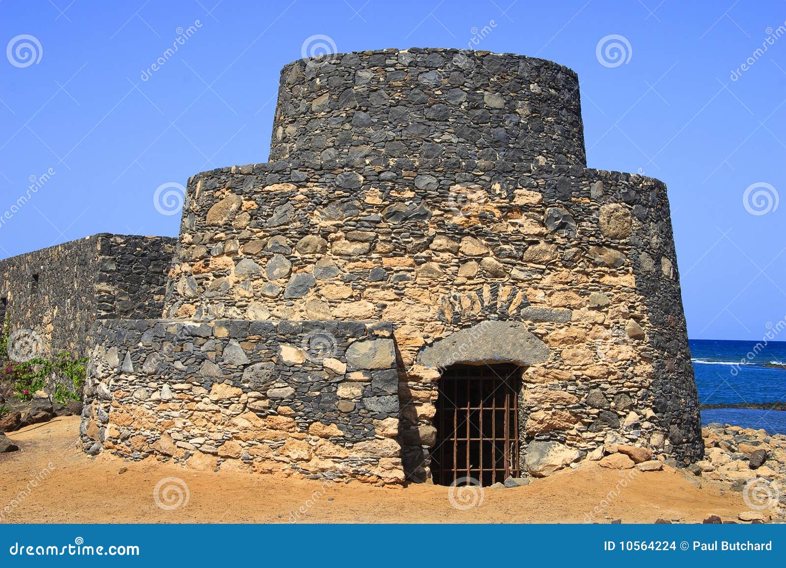 Ancient Fortifications, Fuerteventura Stock Photo - Image of europe ...