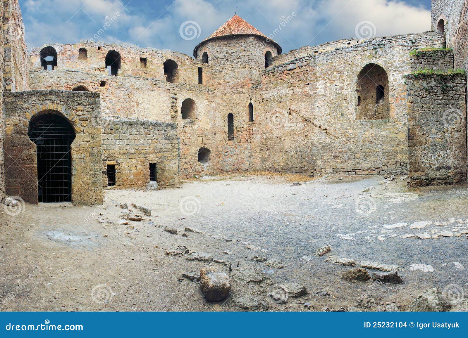 Ancient fortress stock photo. Image of architecture, dniestr - 25232104
