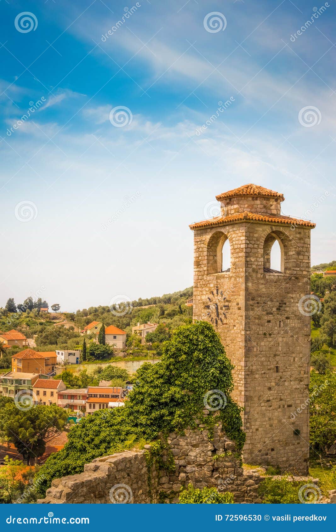 Ancient Fortress in the Mountains Stock Photo - Image of culture ...