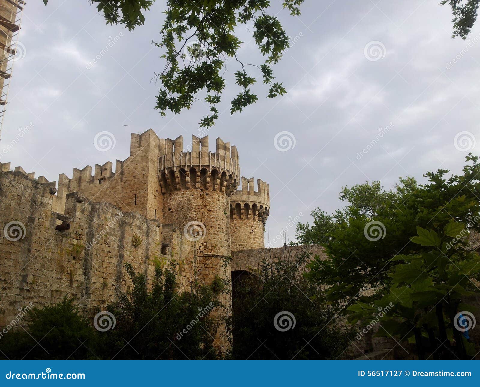 Ancient fortress stock image. Image of heaven, stone - 56517127