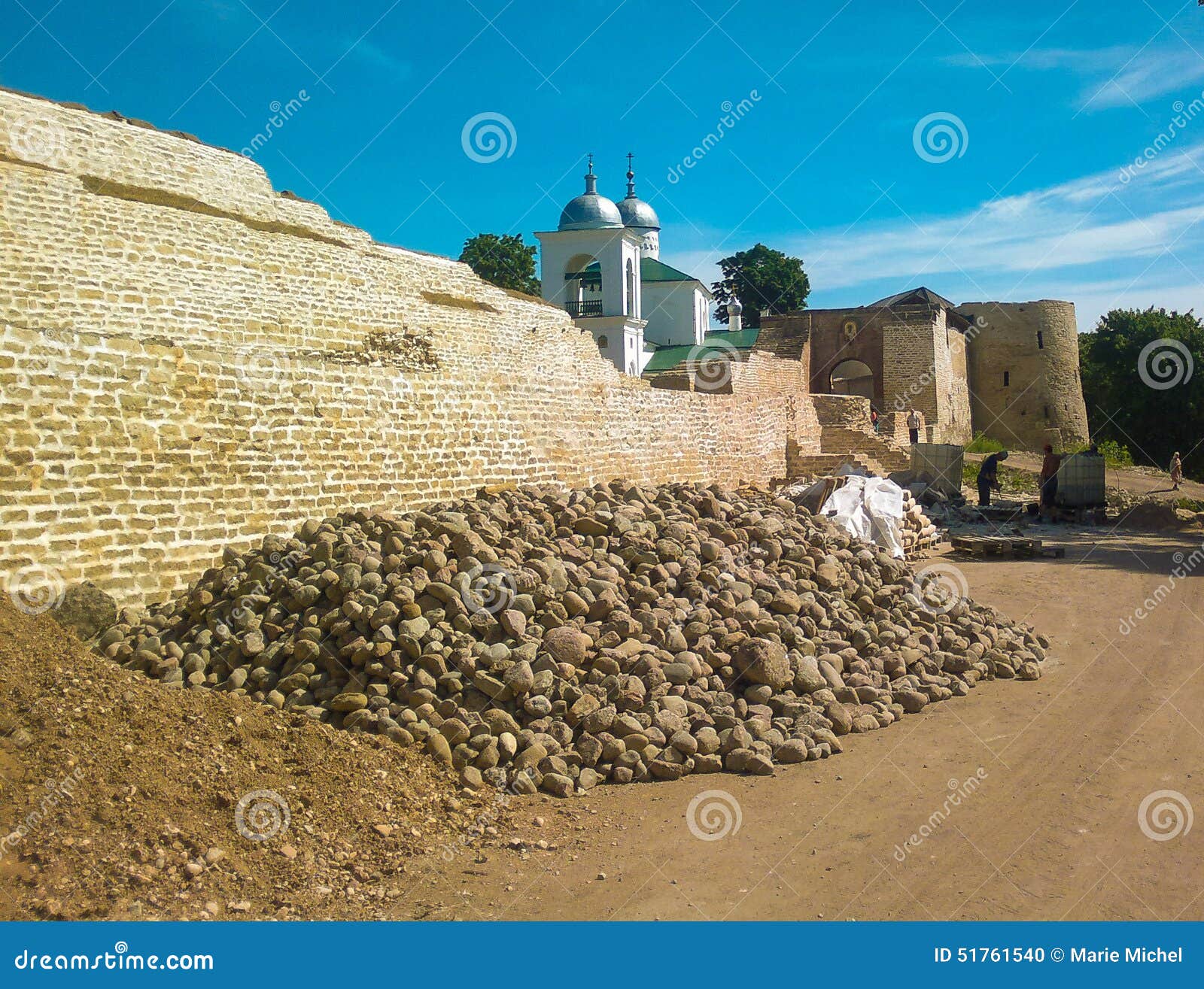 Ancient fortress stock photo. Image of stones, ancient - 51761540