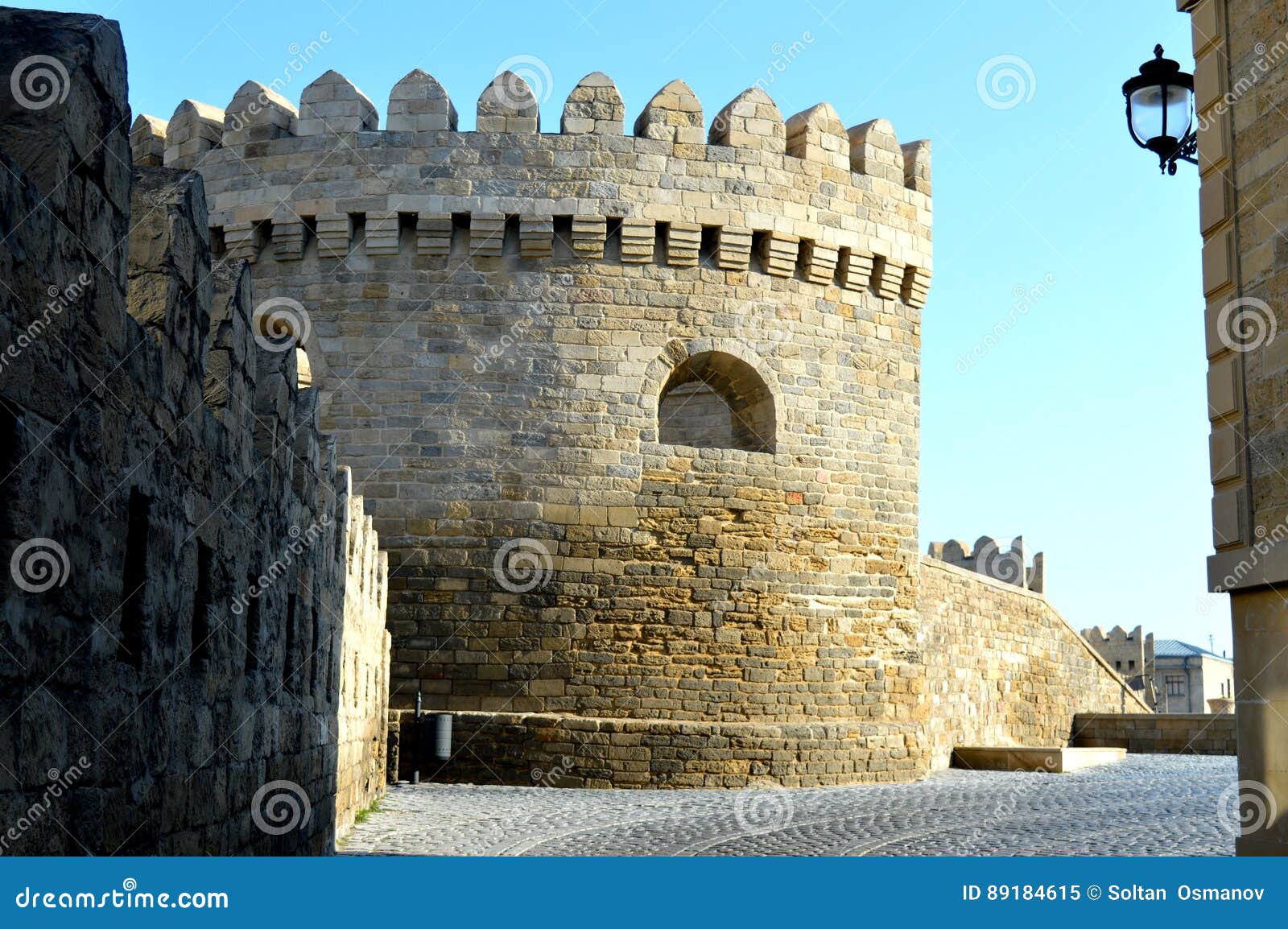 Ancient fortress wall. stock image. Image of middle, fortification ...