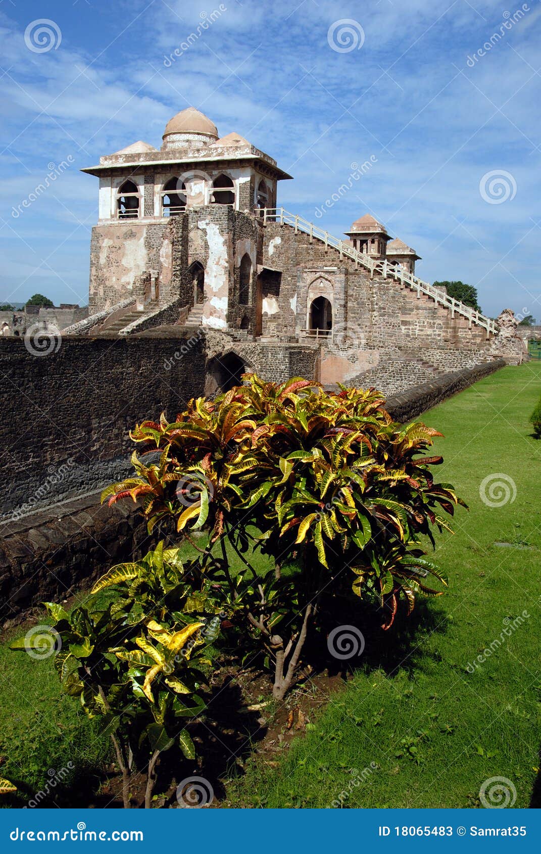 Ancient Forts of India stock image. Image of mahal, colour - 18065483