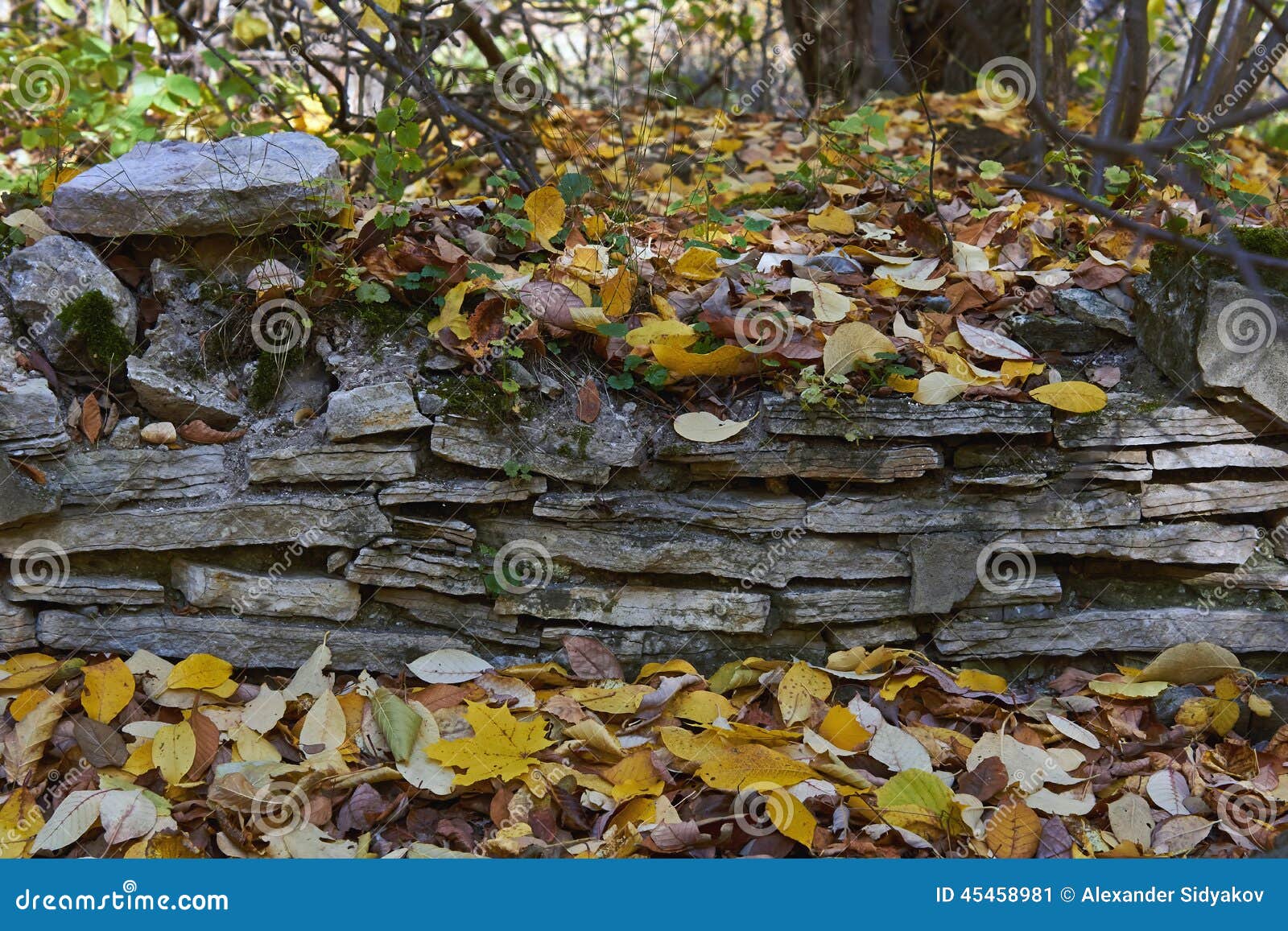 Ancient Foundations of an Ancient Building. Stock Image - Image of ...