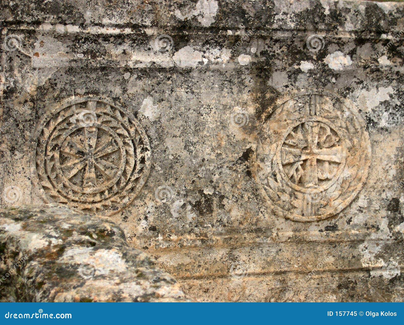 Ancient fragment stock image. Image of archaeological, east - 157745