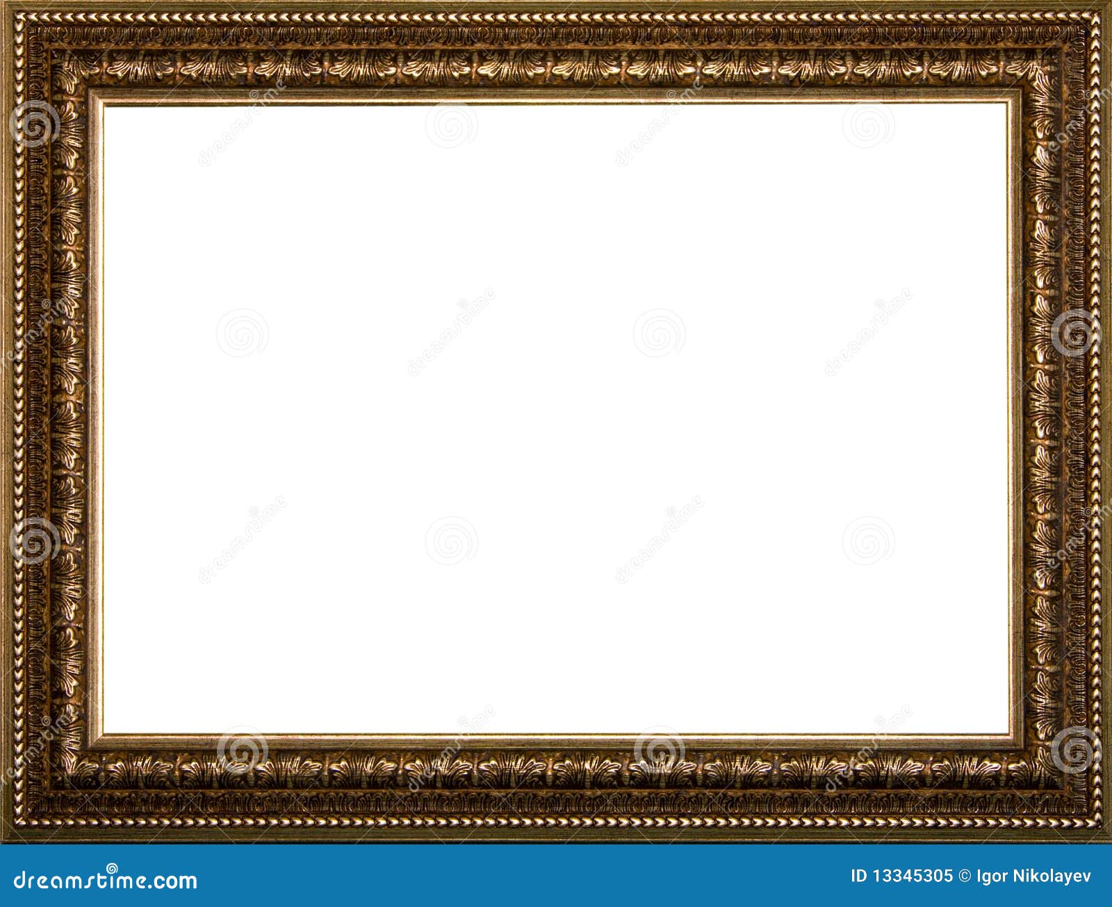 Ancient frame stock image. Image of flower, framework - 13345305