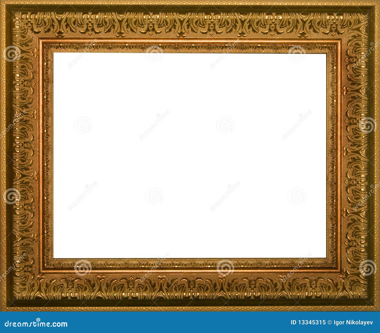 Ancient frame stock image. Image of aging, framework - 13345315