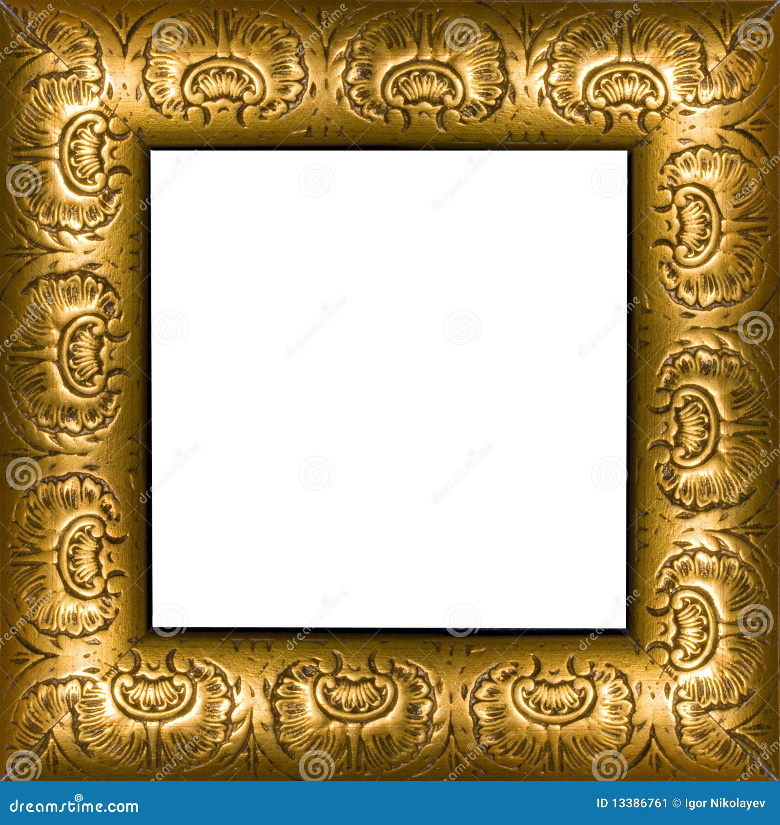 Ancient frame stock image. Image of decoration, antique - 13386761