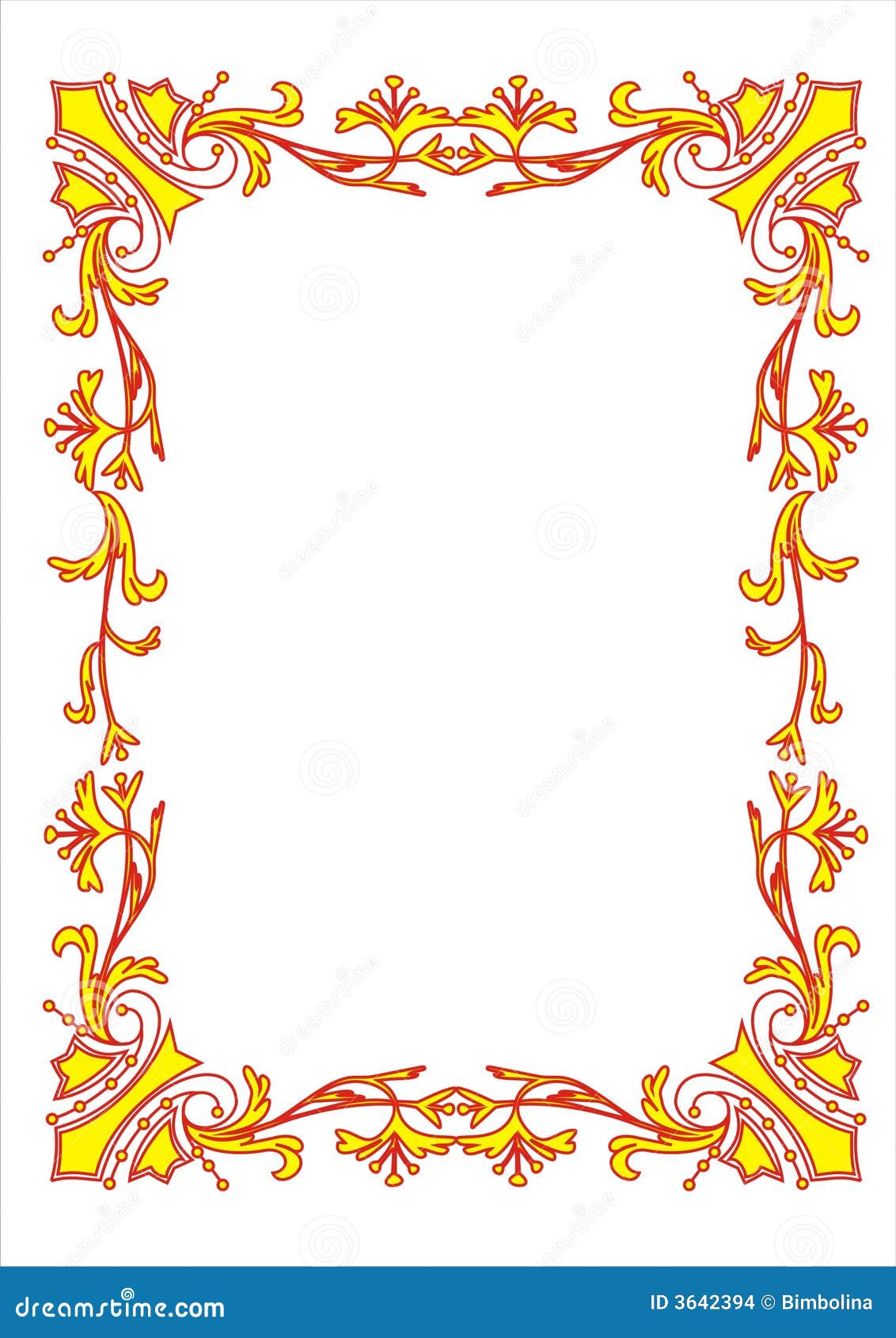 An ancient frame stock vector. Illustration of painter - 3642394