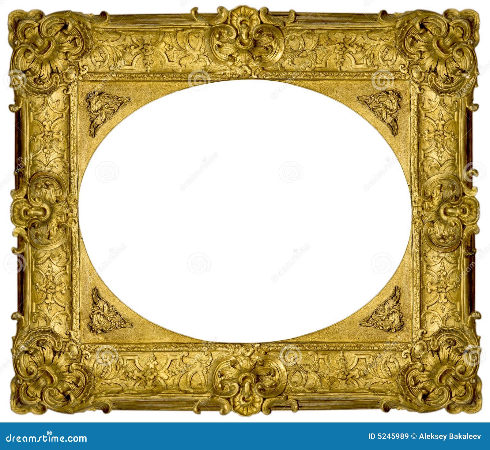 Ancient frame stock image. Image of cutting, gilded, gold - 5245989