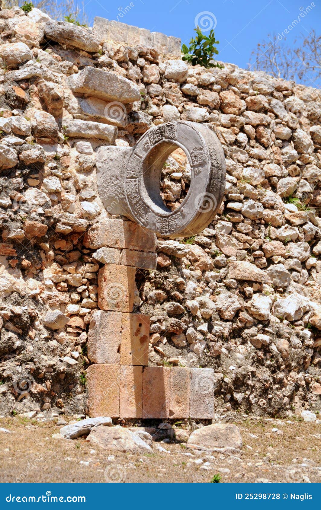Ancient Game Ring stock photo. Image of itza, monument - 25298728