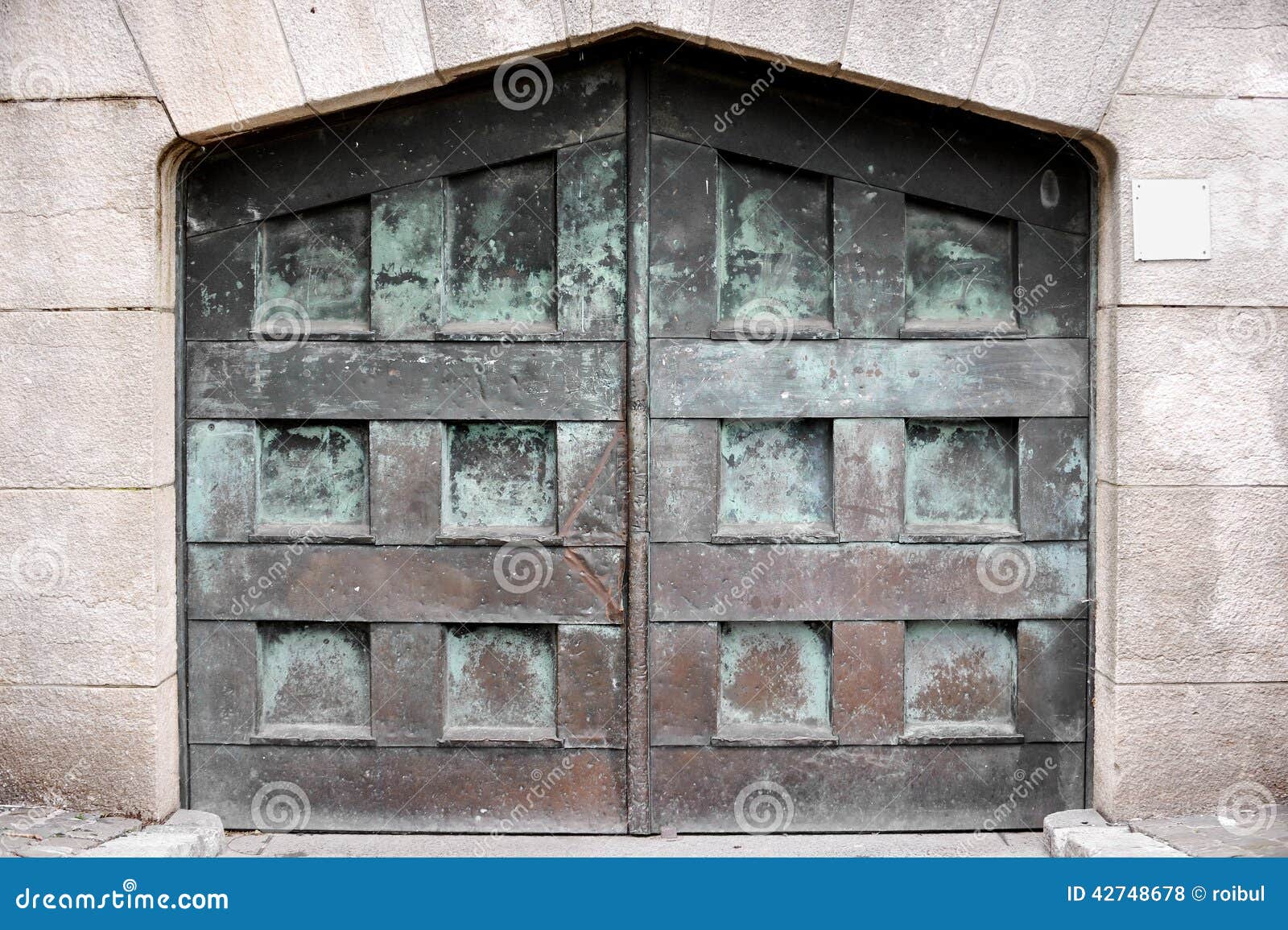 Ancient gate stock photo. Image of metal, church, vintage - 42748678