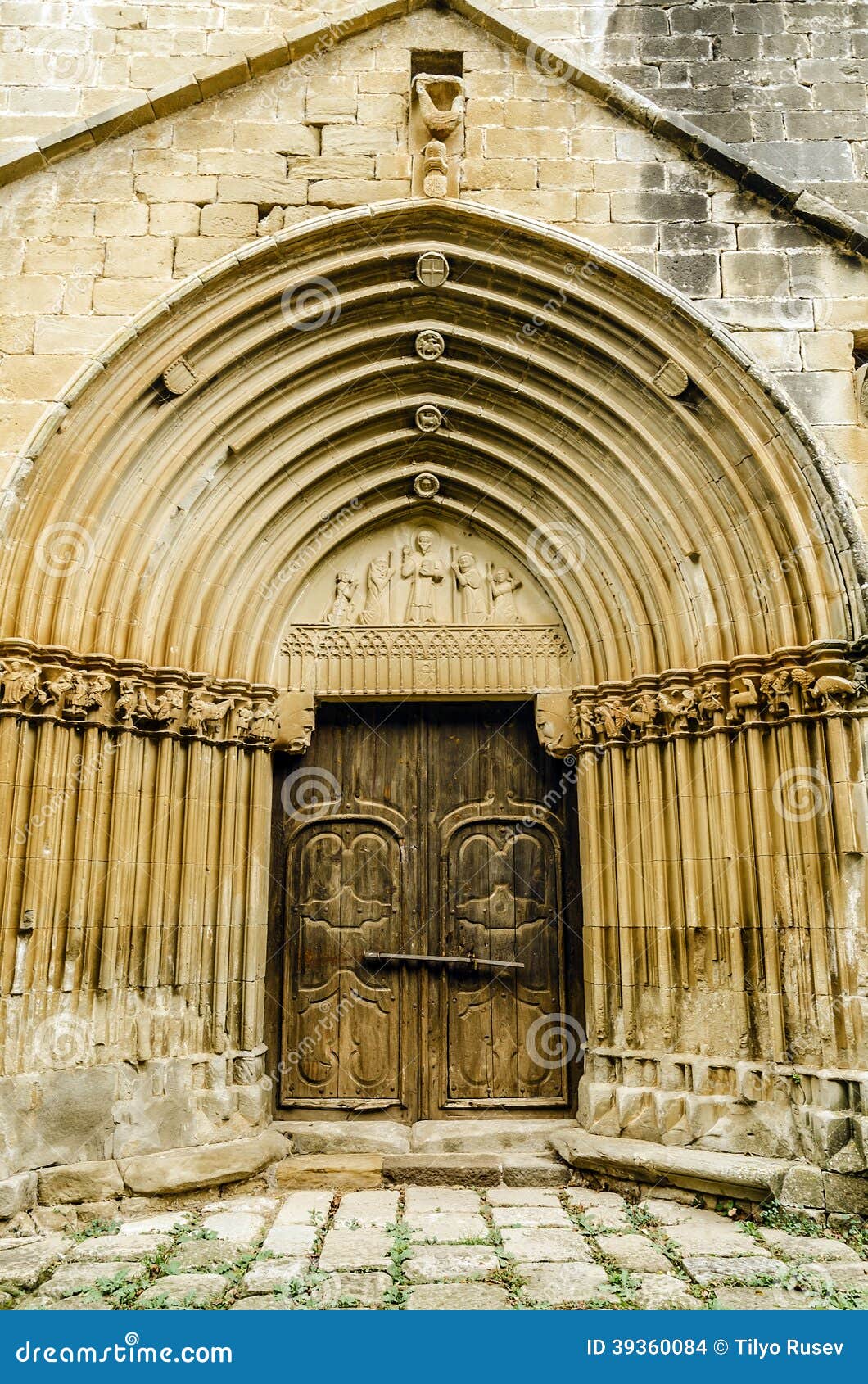 Ancient gate stock photo. Image of simple, colorful, solid - 39360084