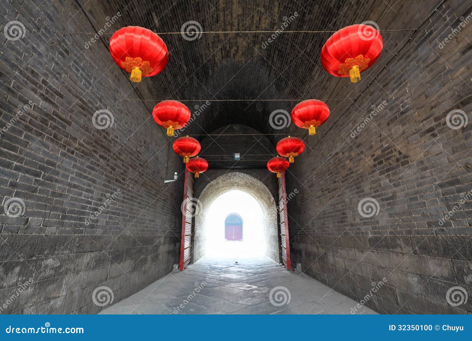 Ancient gate inside stock photo. Image of door, travel - 32350100
