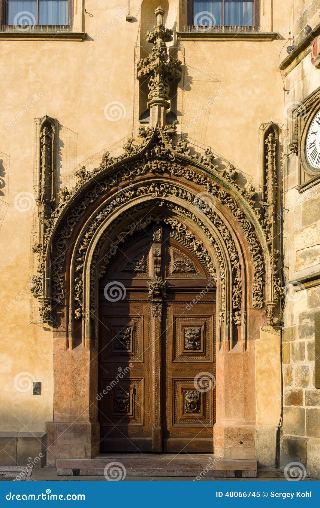 Ancient gate stock image. Image of ornament, famous, medieval - 40066745