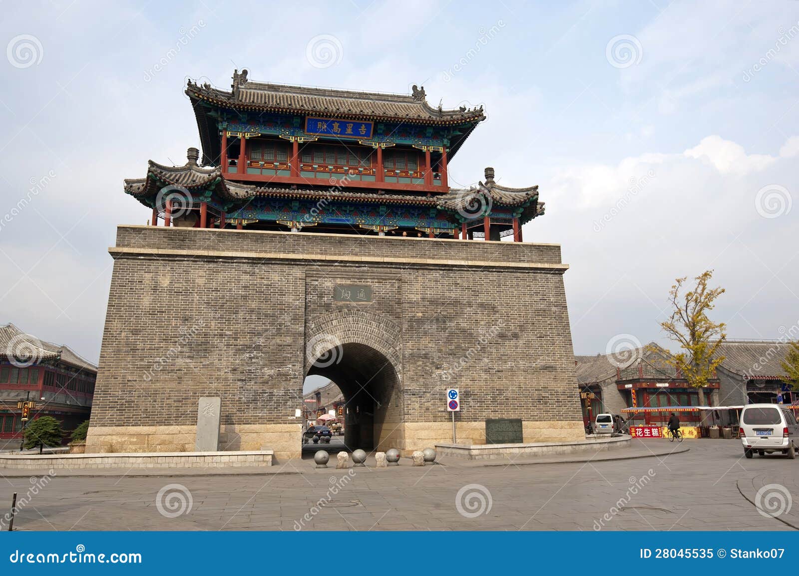 Ancient Gate Tower Editorial Image | CartoonDealer.com #59057770