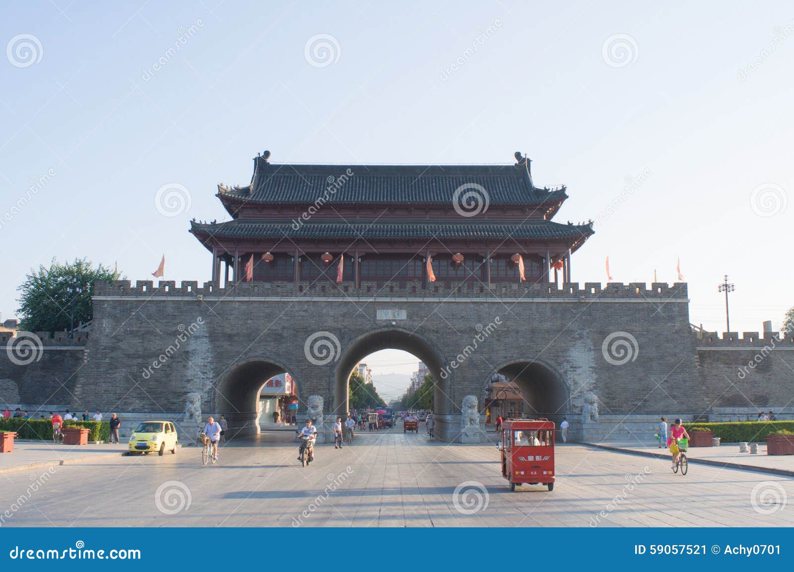 Ancient gate tower editorial photo. Image of historic - 59057521
