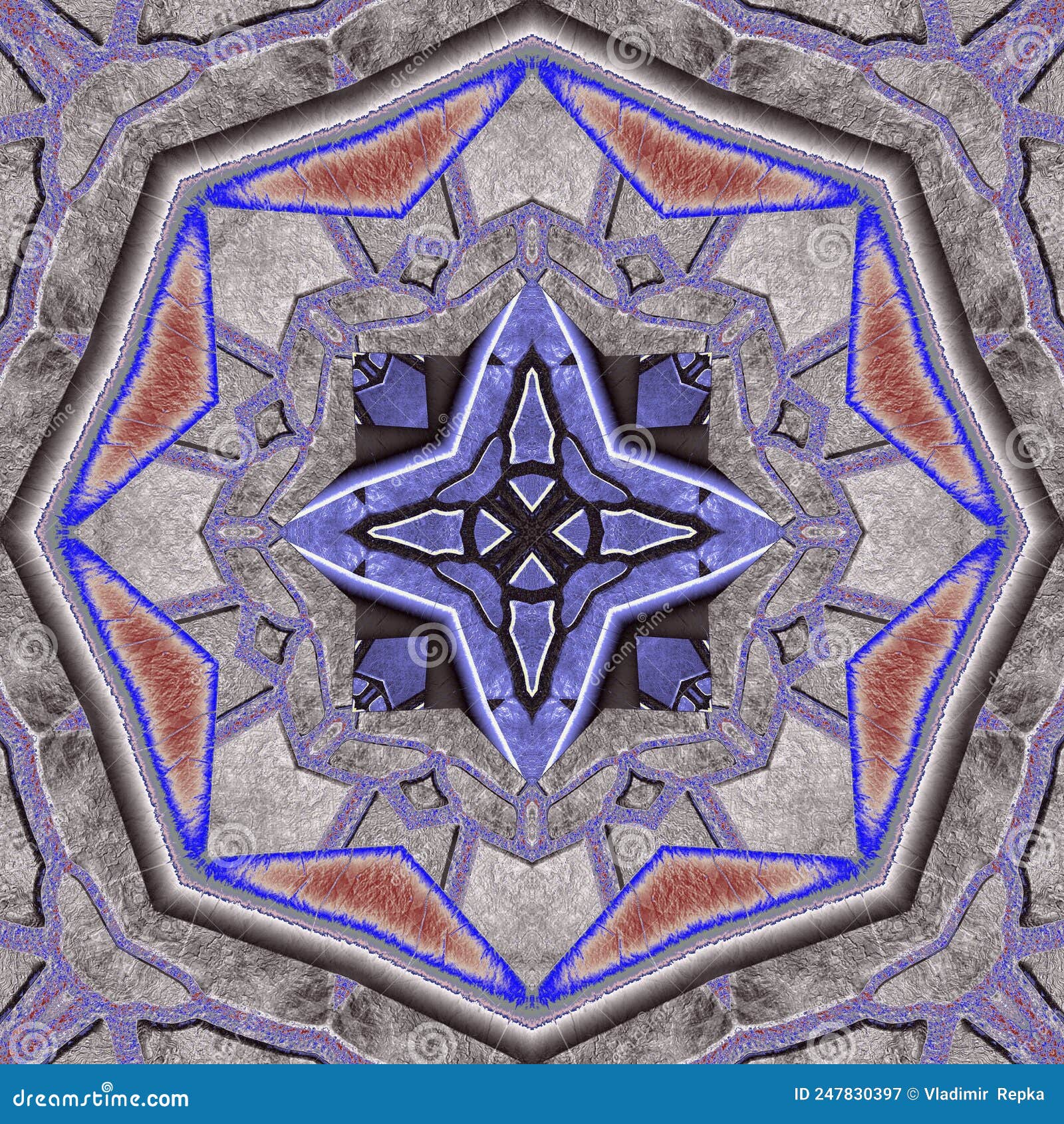 Ancient Generative Colorful Background Tile Royalty-Free Stock ...