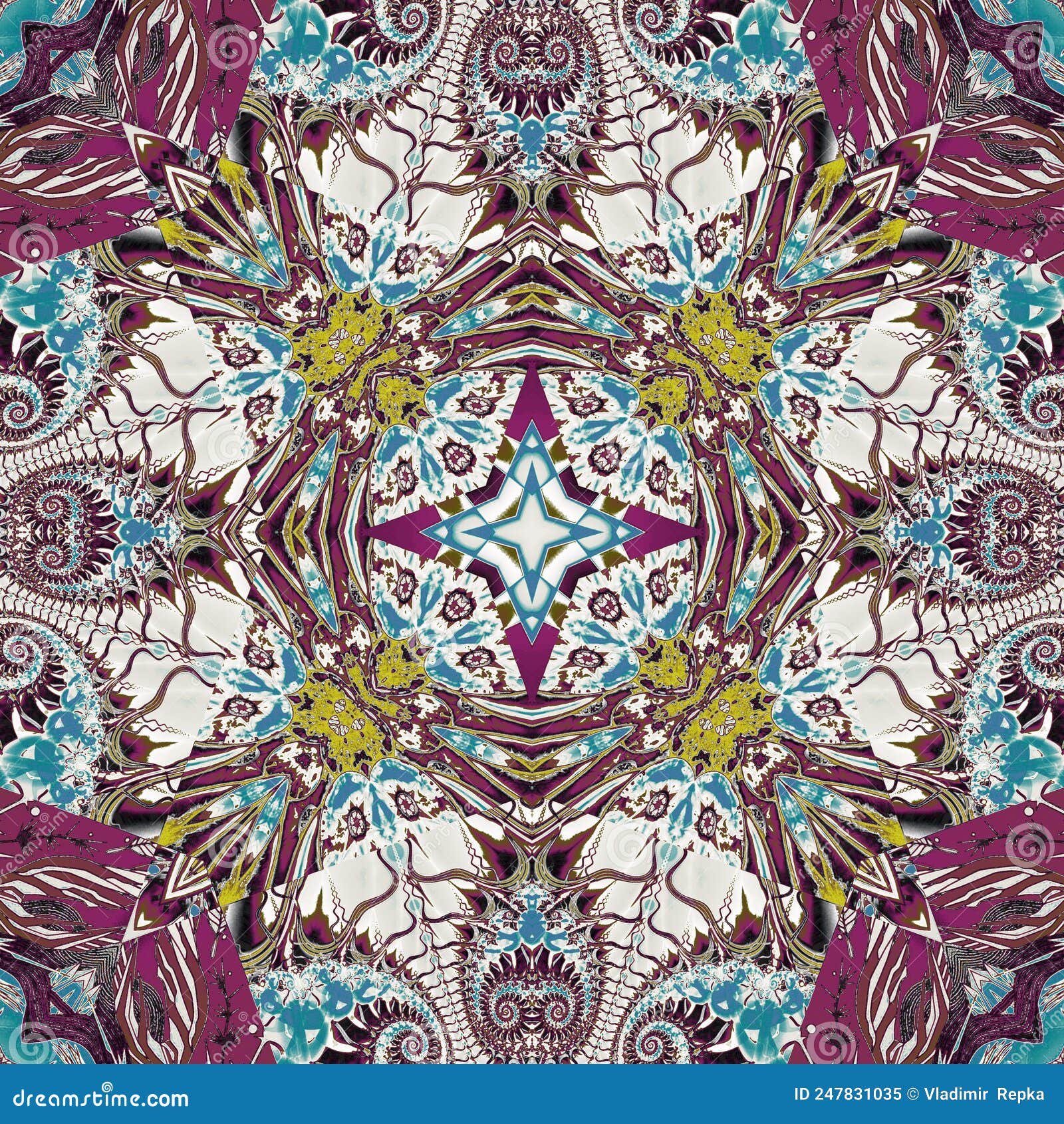 Ancient Generative Colorful Background Tile Royalty-Free Stock Photo ...