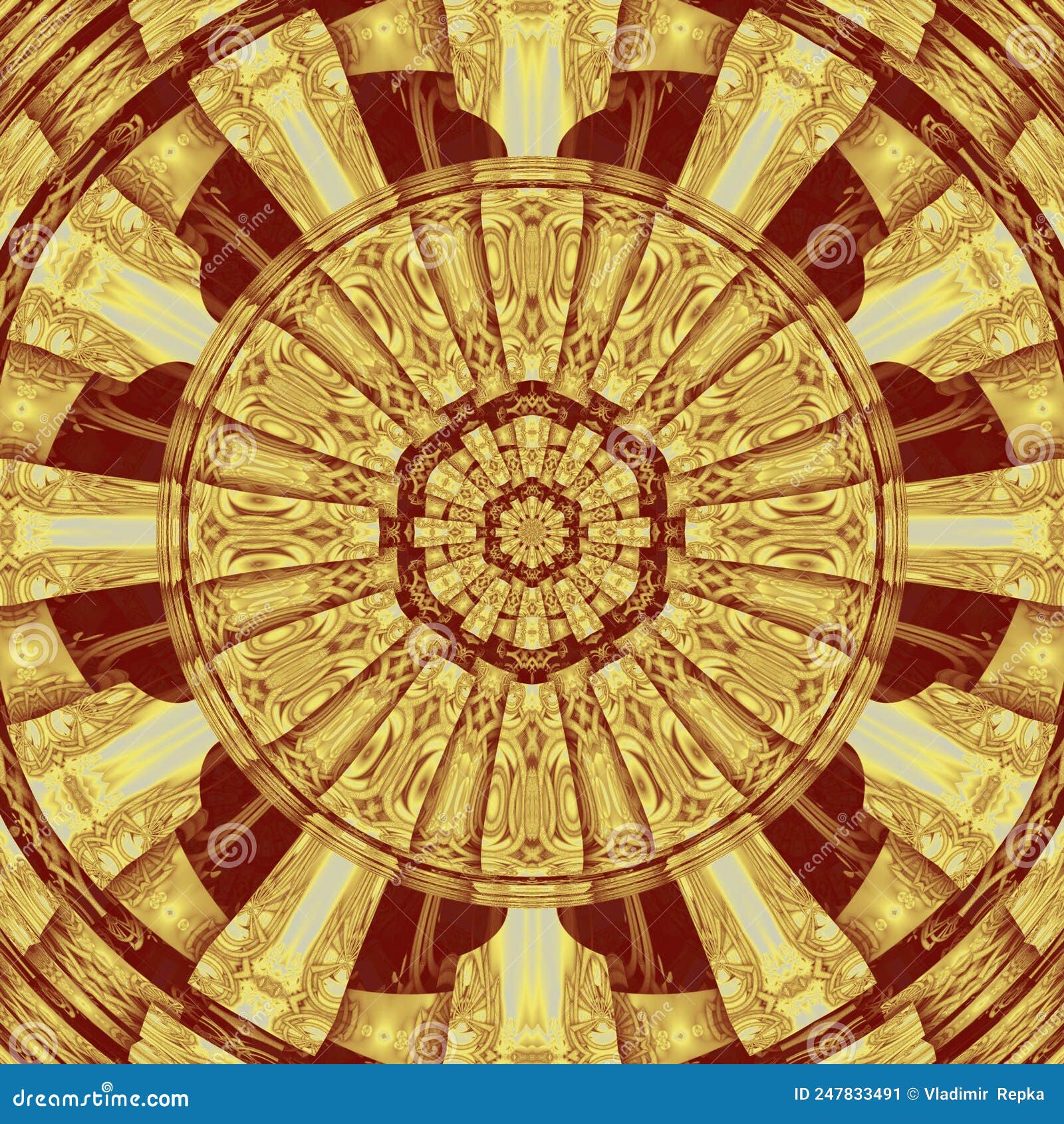 Ancient Generative Colorful Background Tile Stock Illustration ...