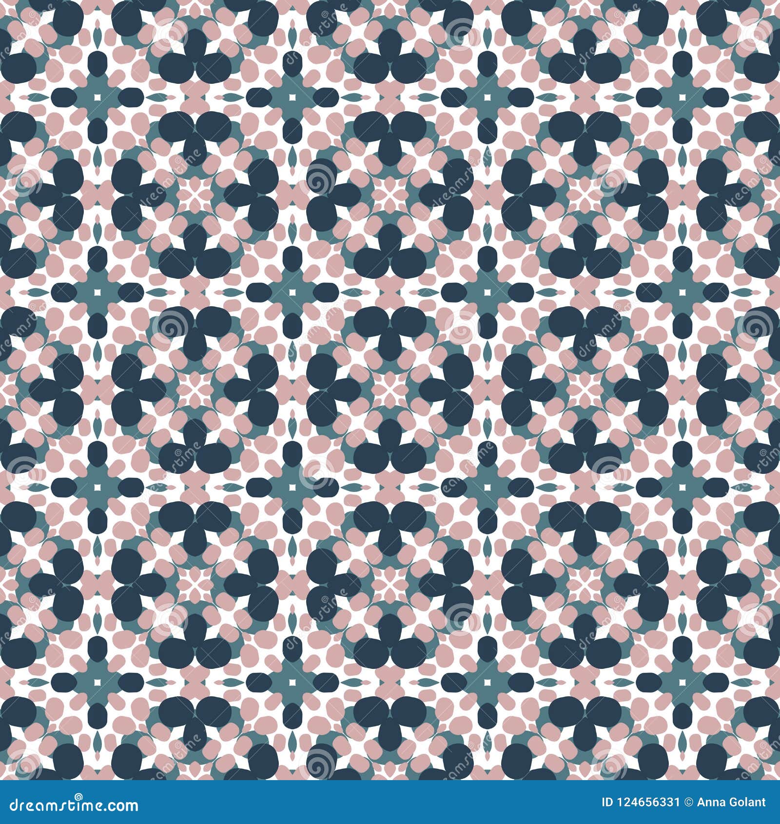 Ancient Geometric Pattern in Repeat. Fabric Print. Seamless Background ...