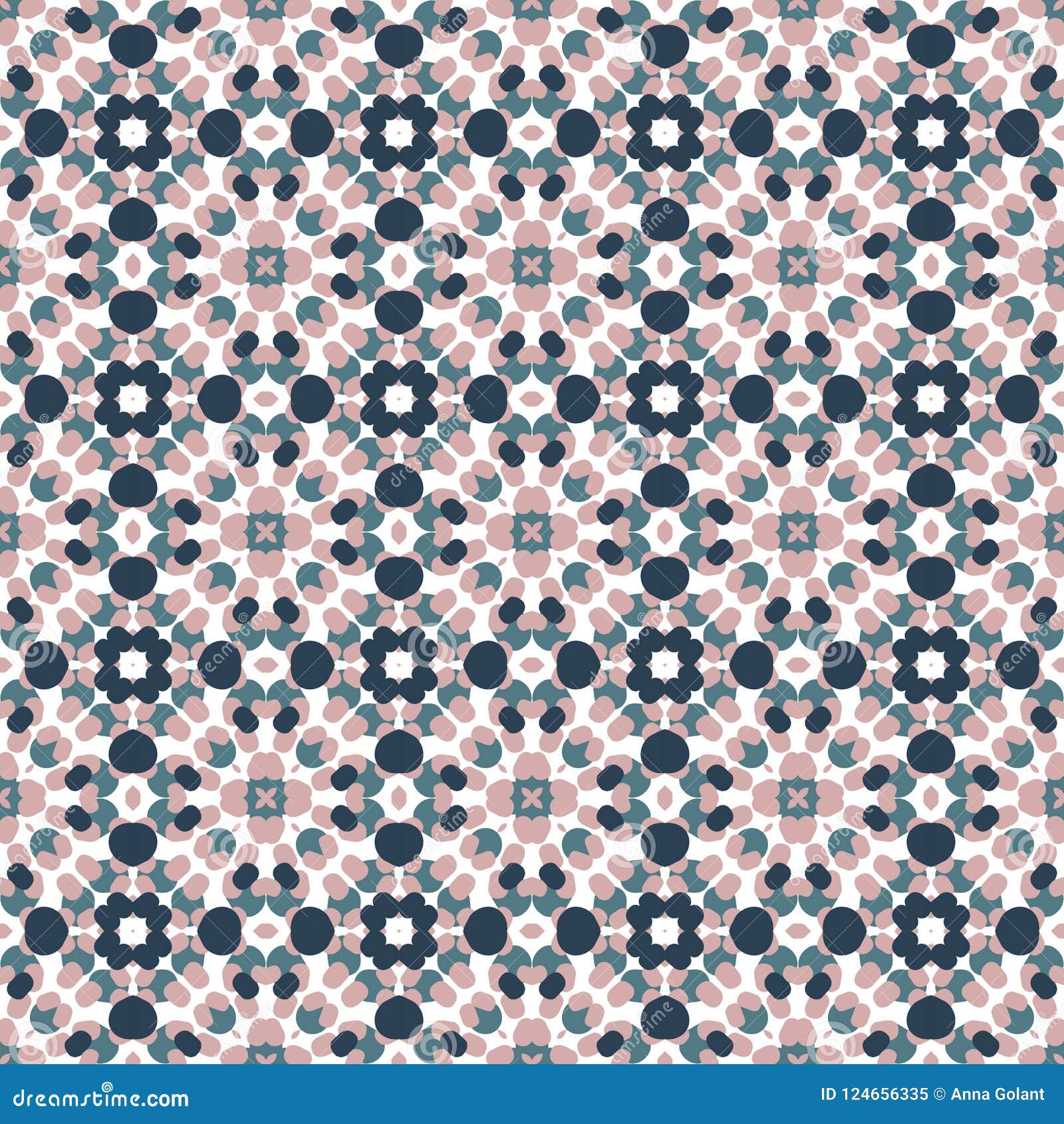 Ancient Geometric Pattern in Repeat. Fabric Print. Seamless Background ...