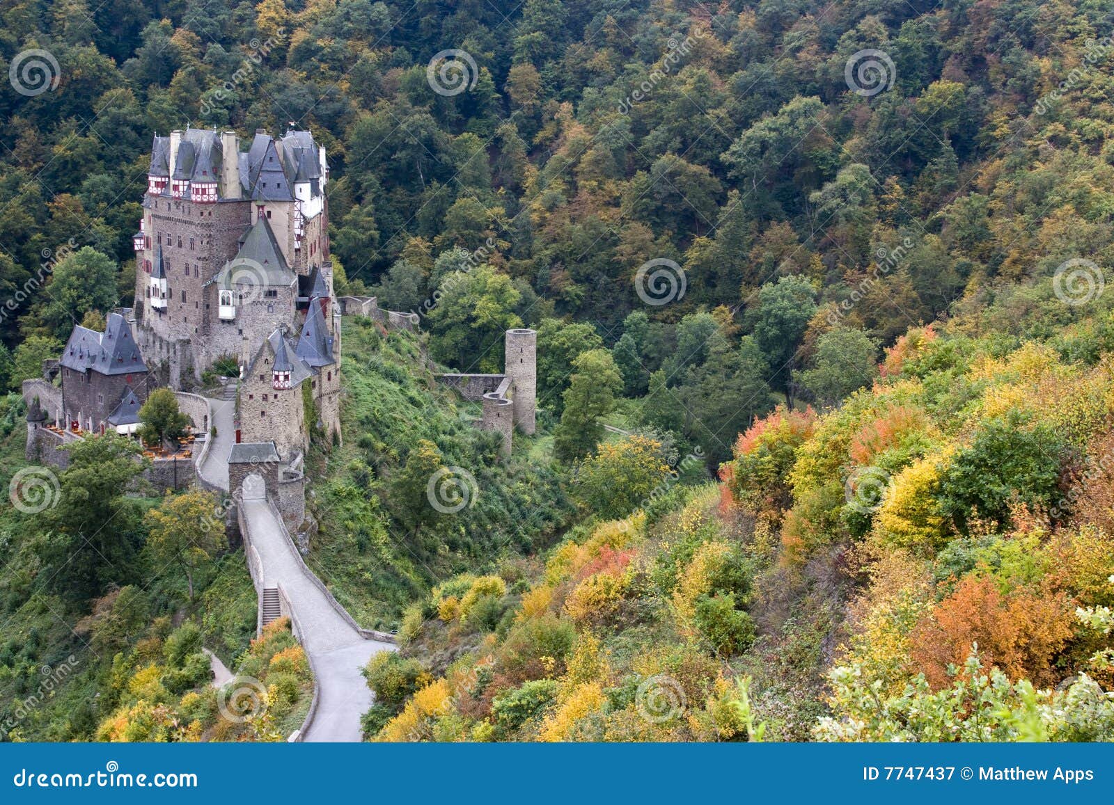 Ancient German Castle in the Autumn Editorial Photography - Image of ...