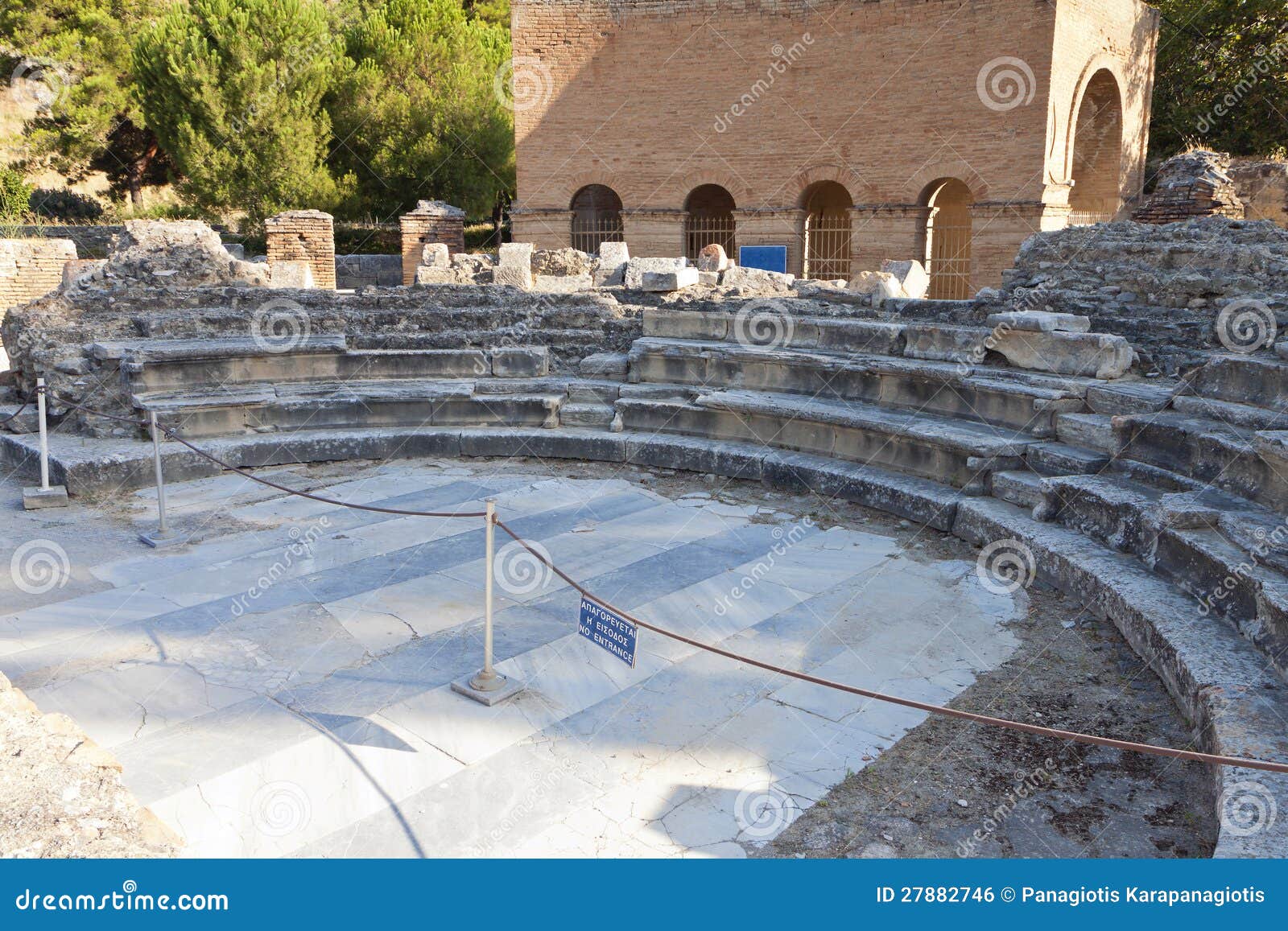 Ancient Gortyna at Crete Island, Greece Stock Photo - Image of europe ...