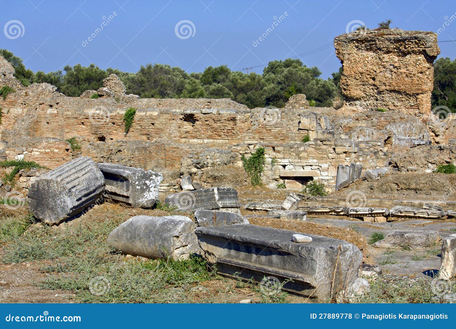 Ancient Gortyna, Crete Island, Greece Stock Photo - Image of gortyna ...