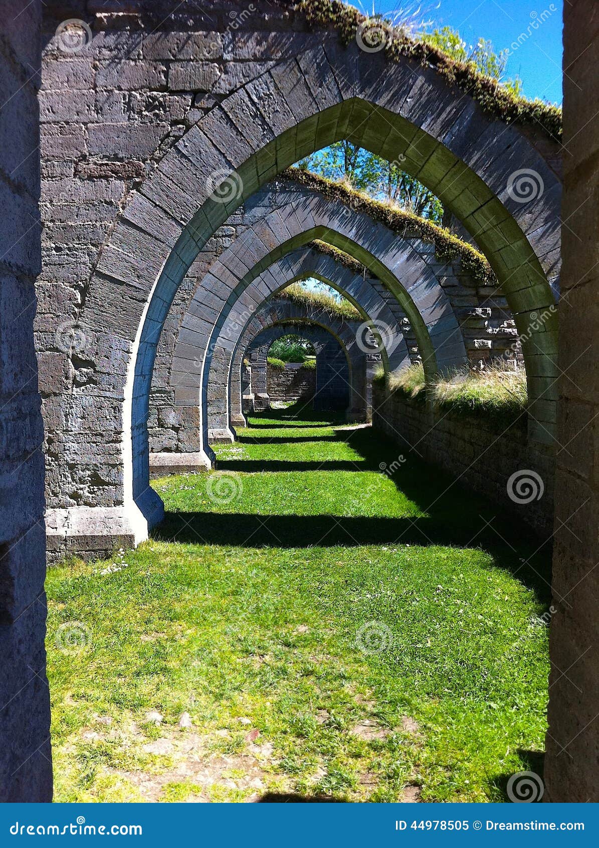 An ancient gothic castle stock image. Image of grass - 44978505