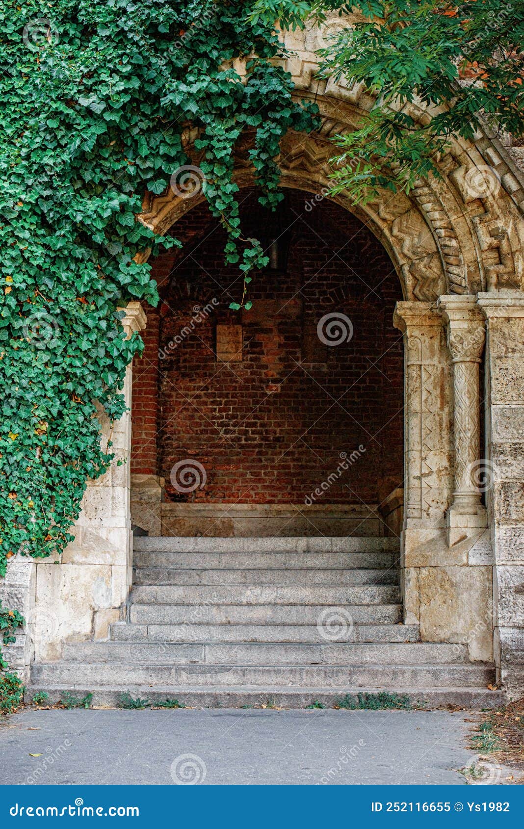 Ancient Gothic Gate of a Medieval Castle. Stock Image - Image of door ...