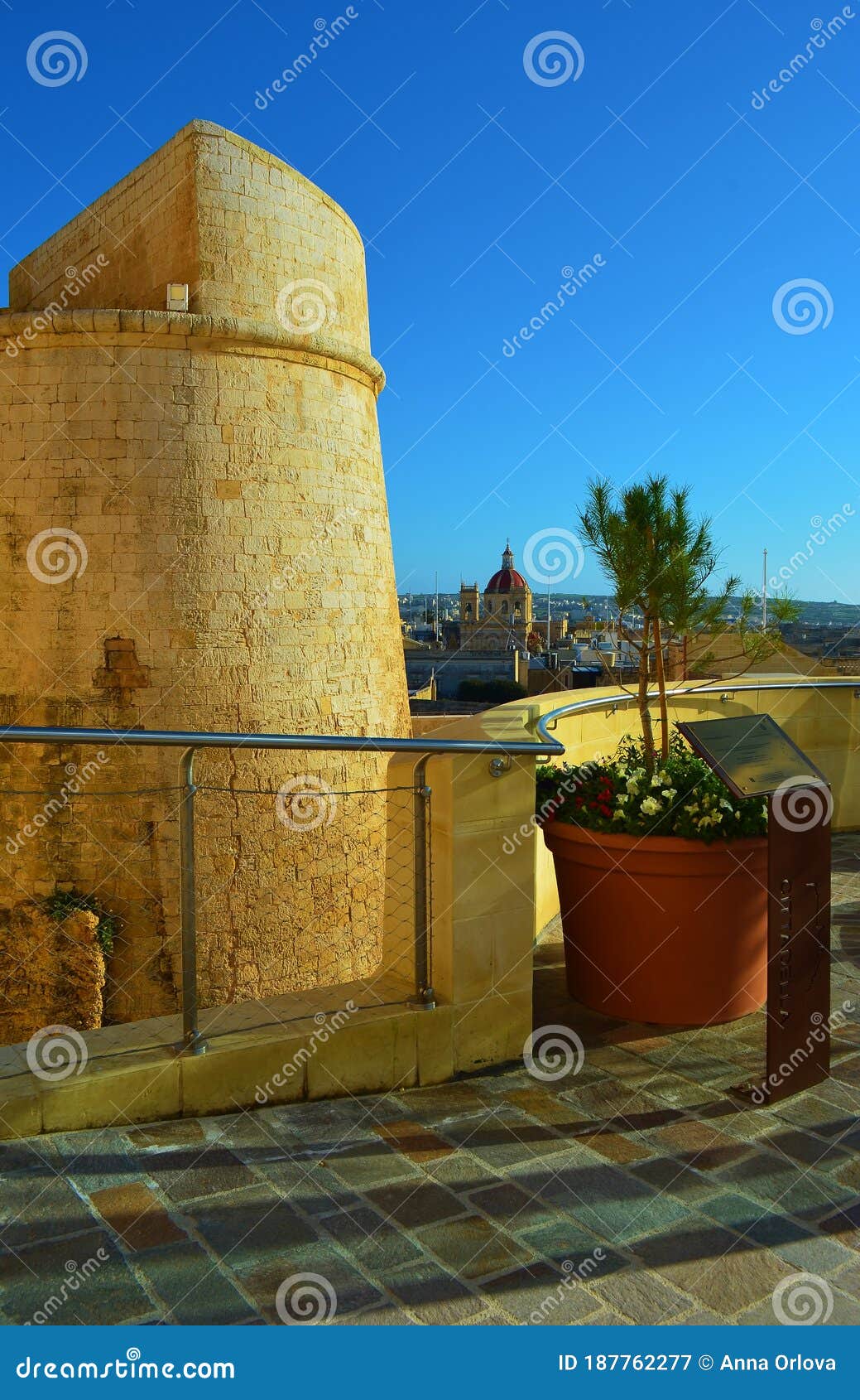 Ancient Gozo Island Architecture Stock Image - Image of blue, island ...