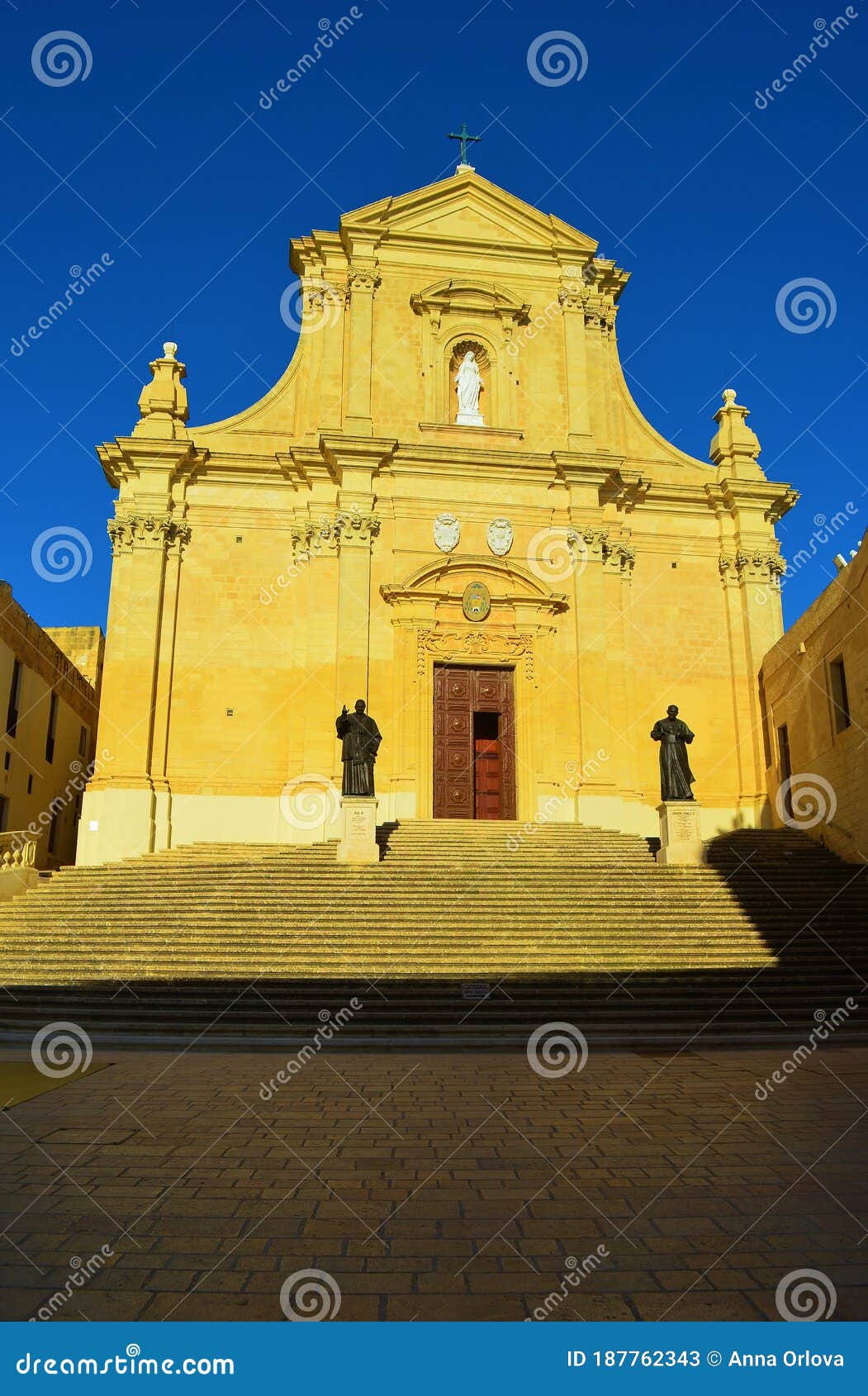 Ancient Gozo Island Architecture Stock Image - Image of blue, gozo ...