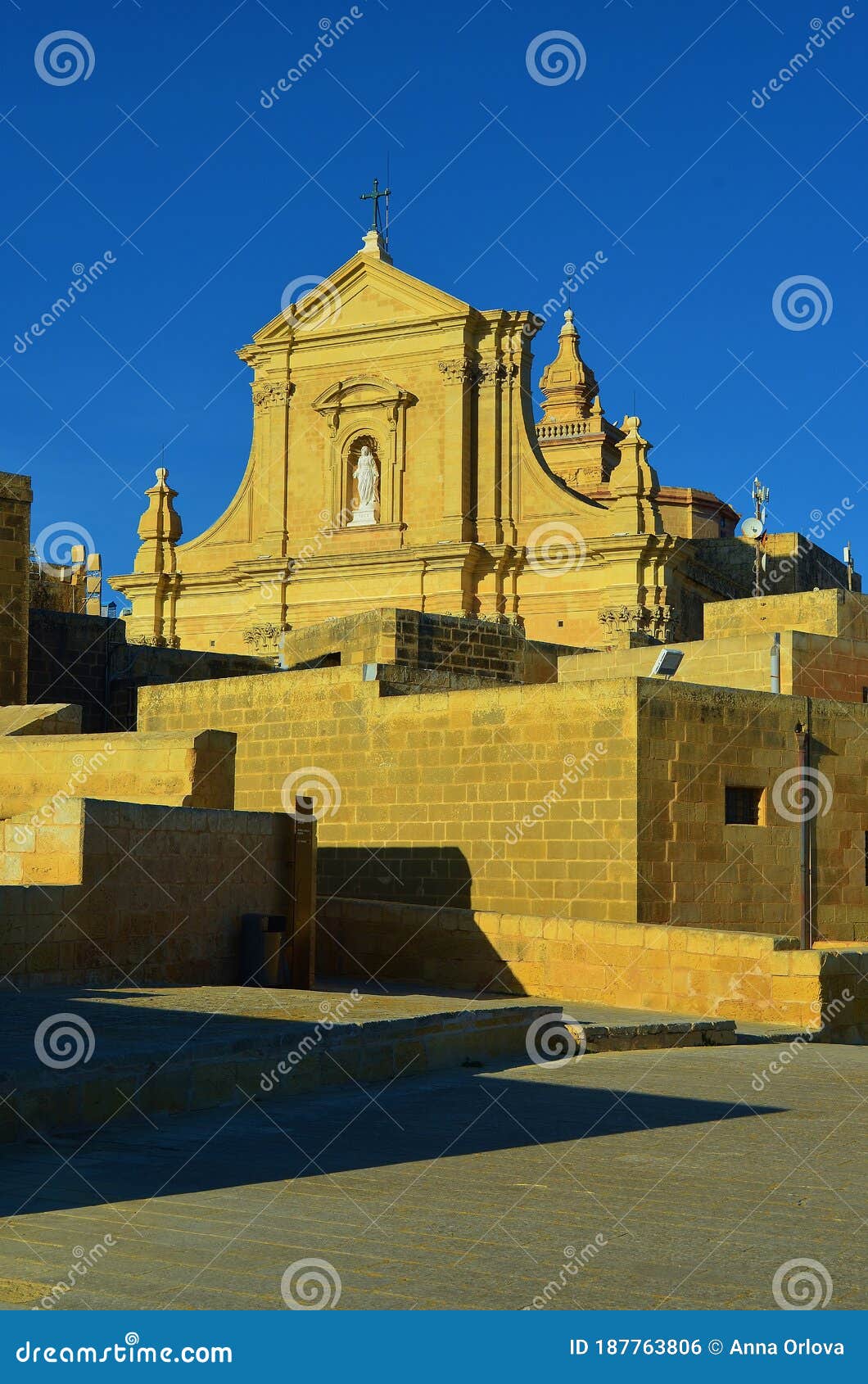 Ancient Gozo Island Architecture Stock Photo - Image of picturesque ...