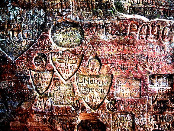 Ancient Graffiti stock photo. Image of teutonic, graffiti - 3462612