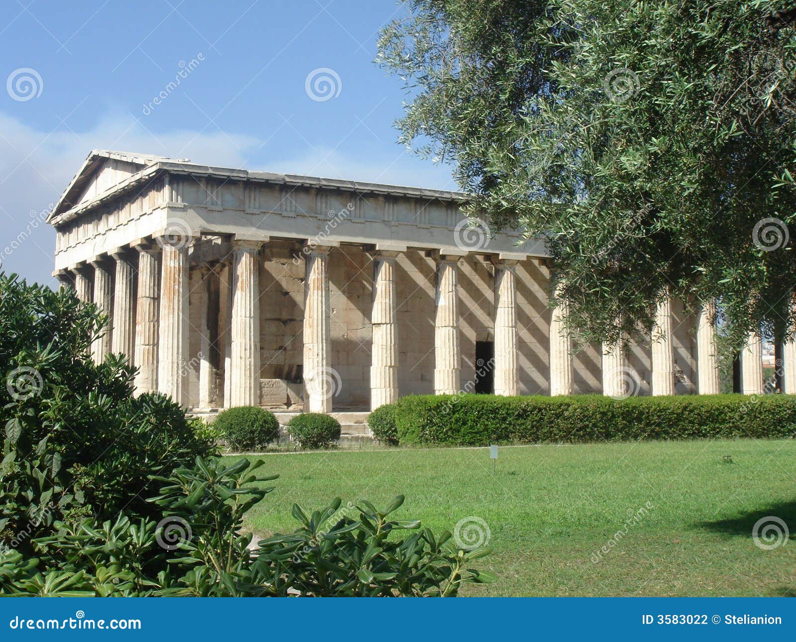 Ancient greece temple stock photo. Image of civilization - 3583022