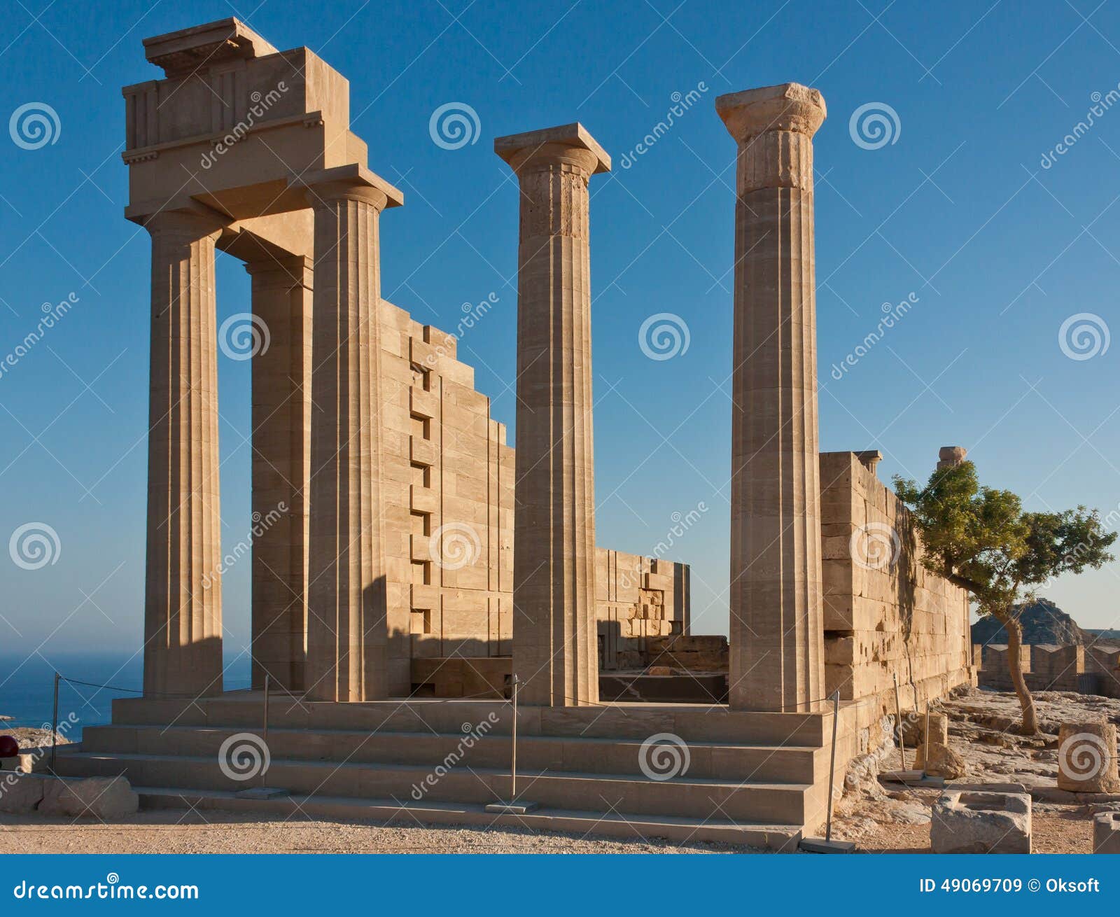 Ancient Greek acropolis stock image. Image of ancient - 49069709