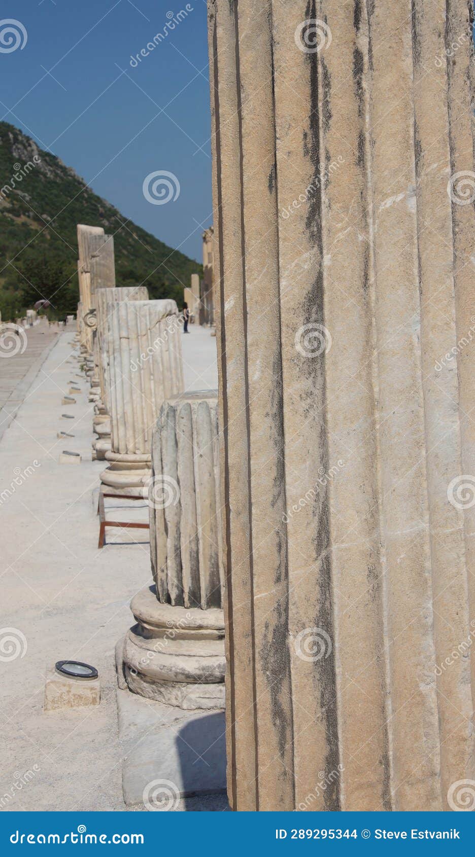 Ancient Greek agora stock photo. Image of architecture - 289295344