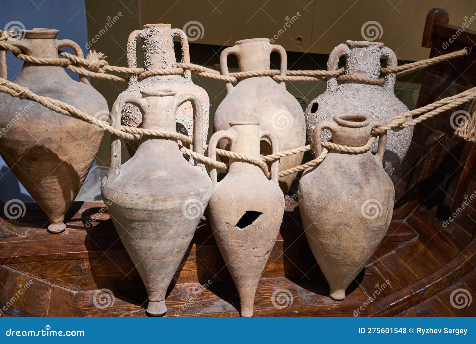 Ancient Greek Amphorae on Ship Editorial Stock Photo - Image of greek, roman: 275601548