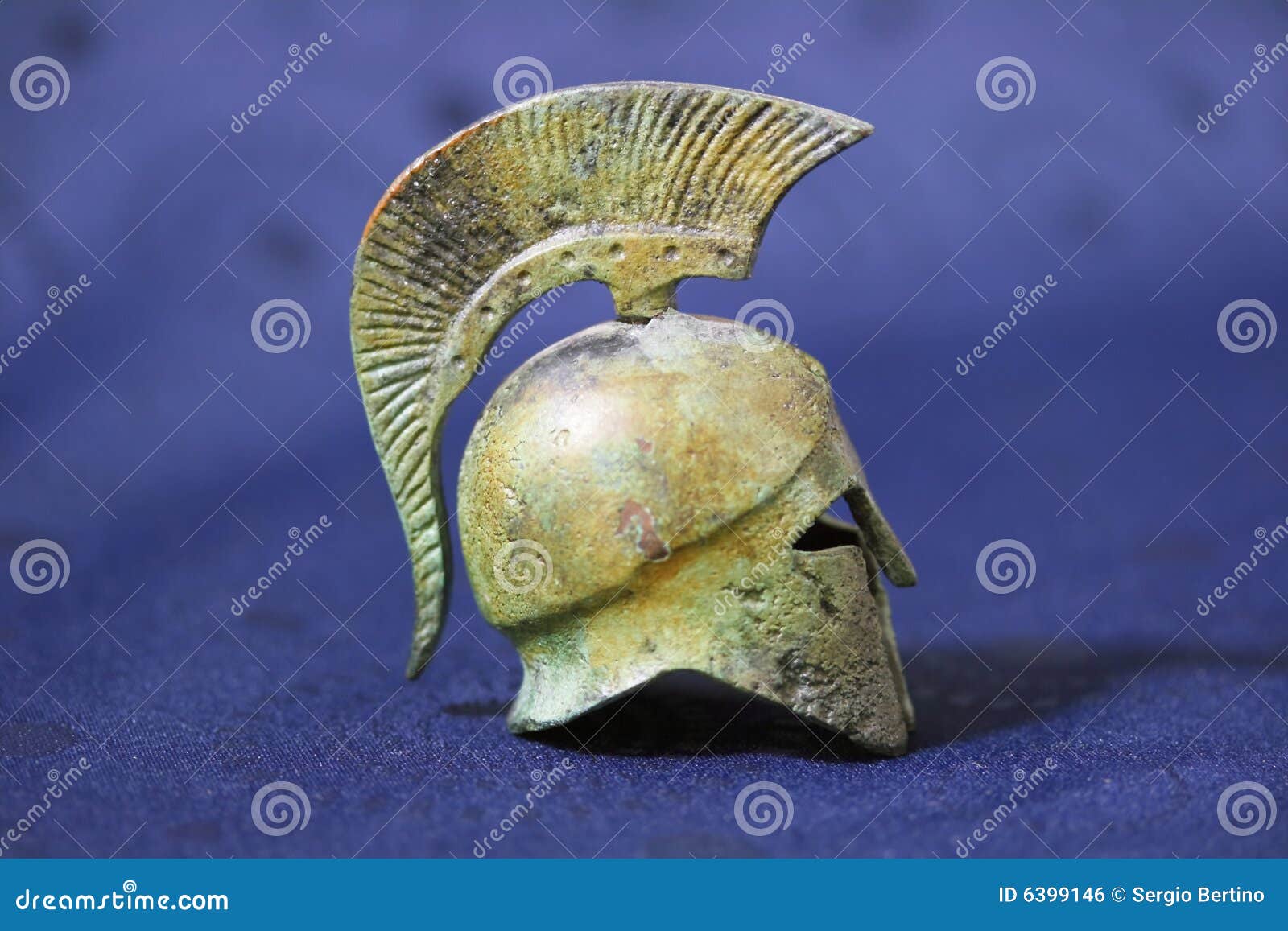 Ancient Greek Battle Helmet Stock Photo - Image of weathered, worn: 6399146