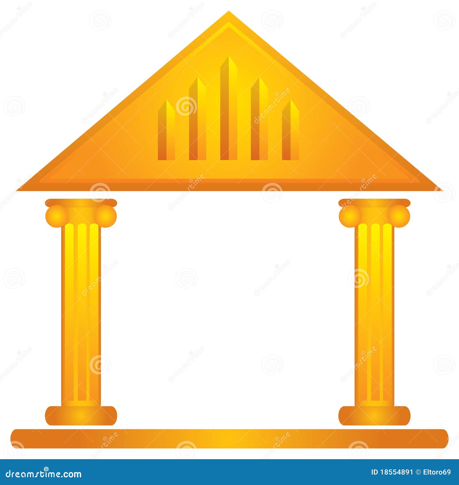 Cartoon Ancient Greek Buildings