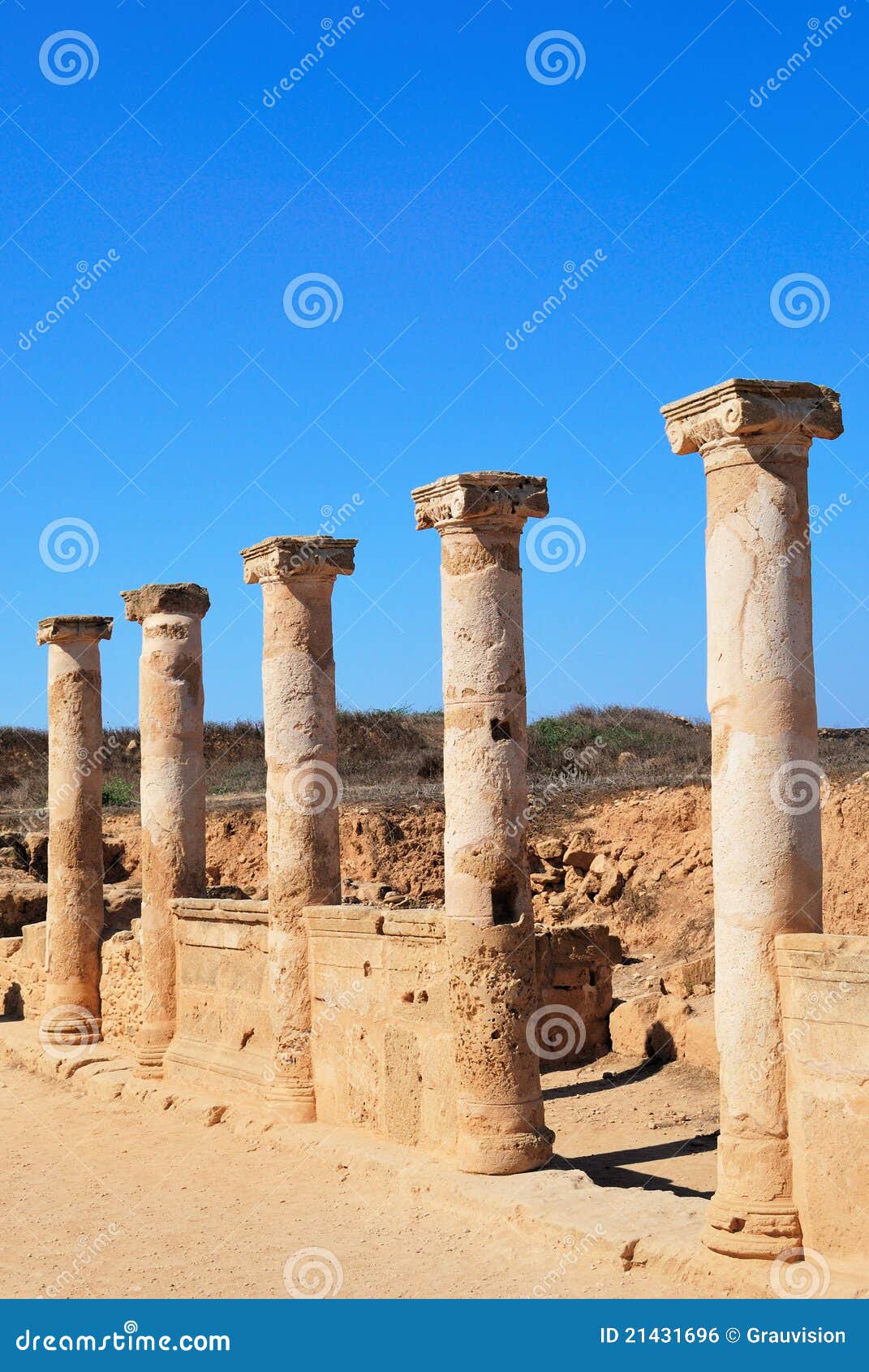 Ancient Greek columns stock photo. Image of civilization - 21431696
